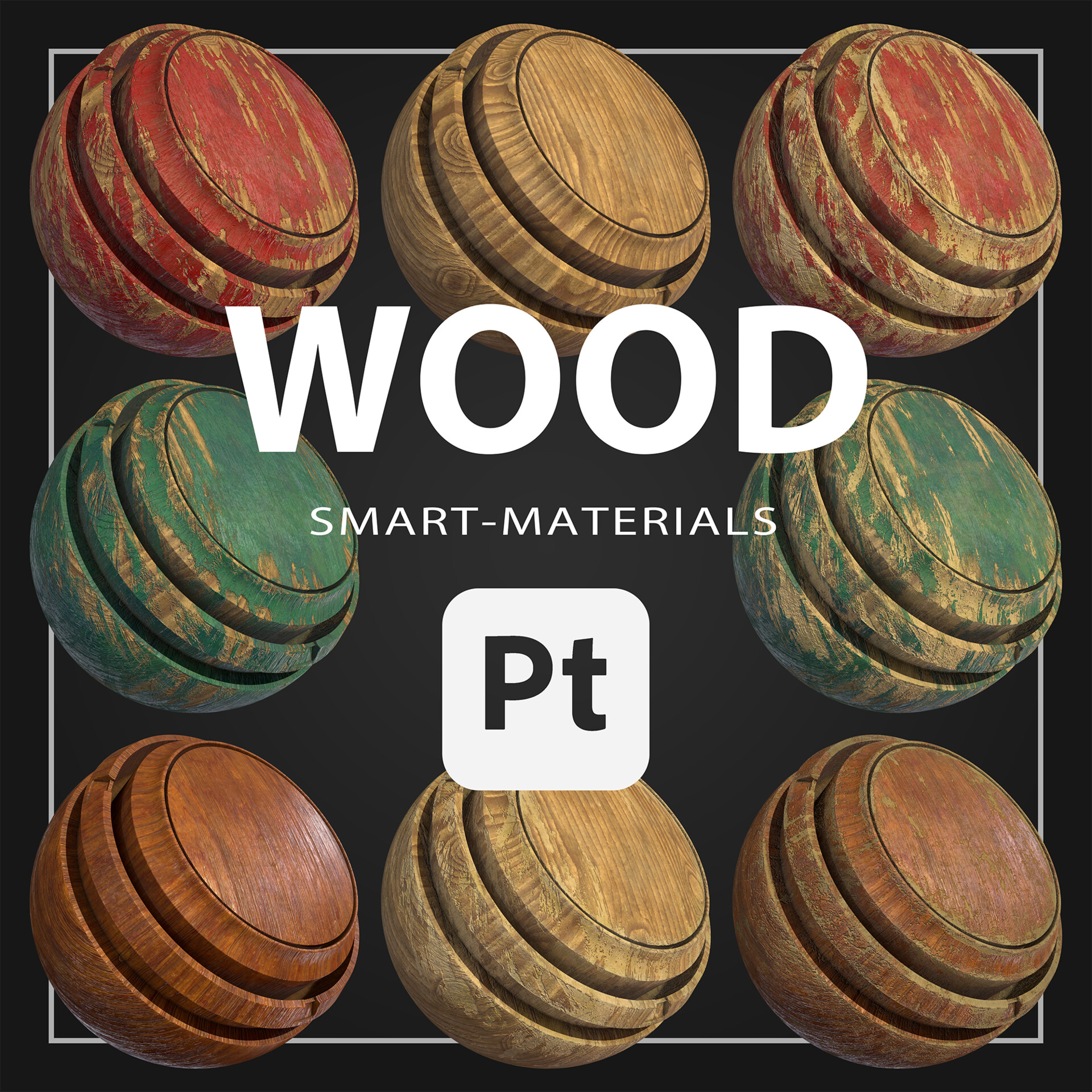 ArtStation - Wood smart materials