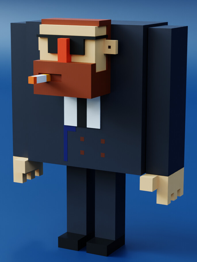 ArtStation - Voxel Character