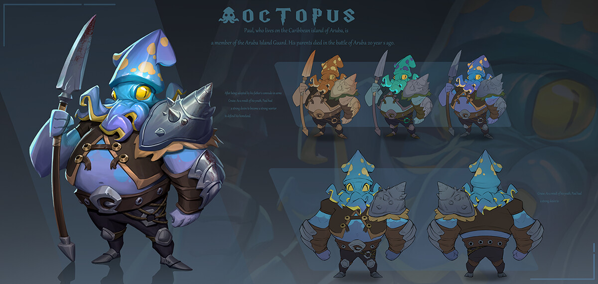 ArtStation - squid warrior