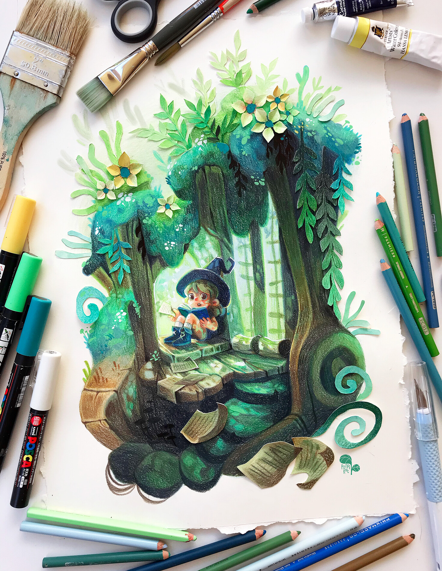 Poopikat - Kate Pellerin - The Open Book