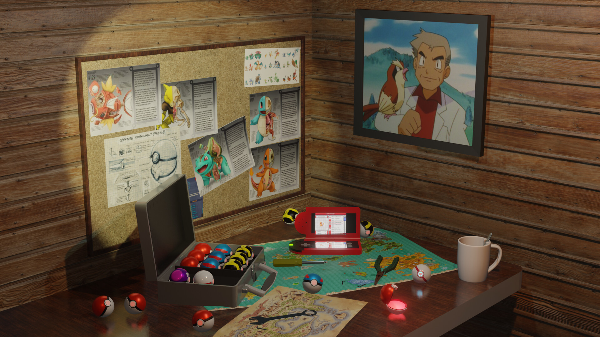 ArtStation - PROFESSOR OAK´S LABORATORY