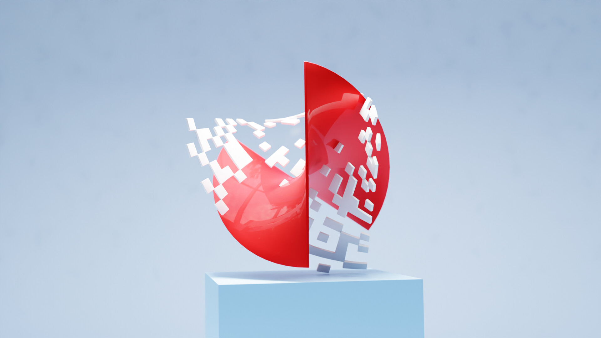 ArtStation - Minimalist Abstract Centrepiece