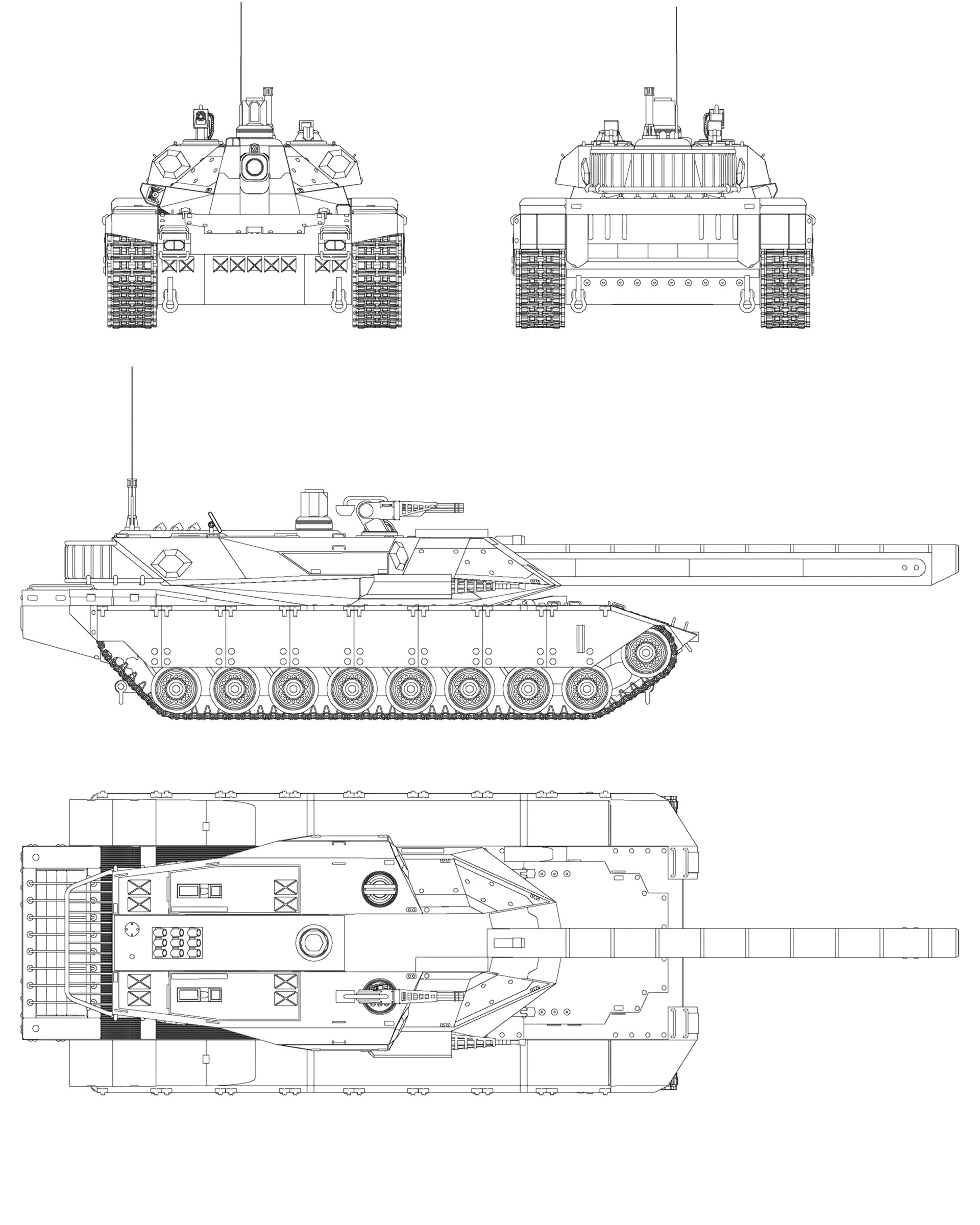 Ethan LeRoith - TM/A-92M2 Boxer II |Future MBT Concept
