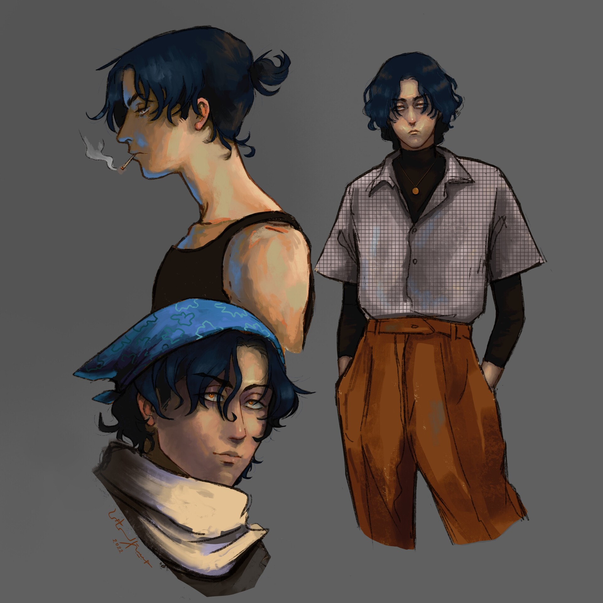 ArtStation - Character design sheet