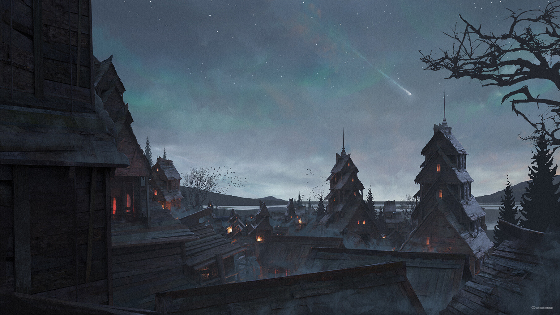 Novgorod - AD 902, #2 by Borisut Chamnan : r/ImaginaryCityscapes