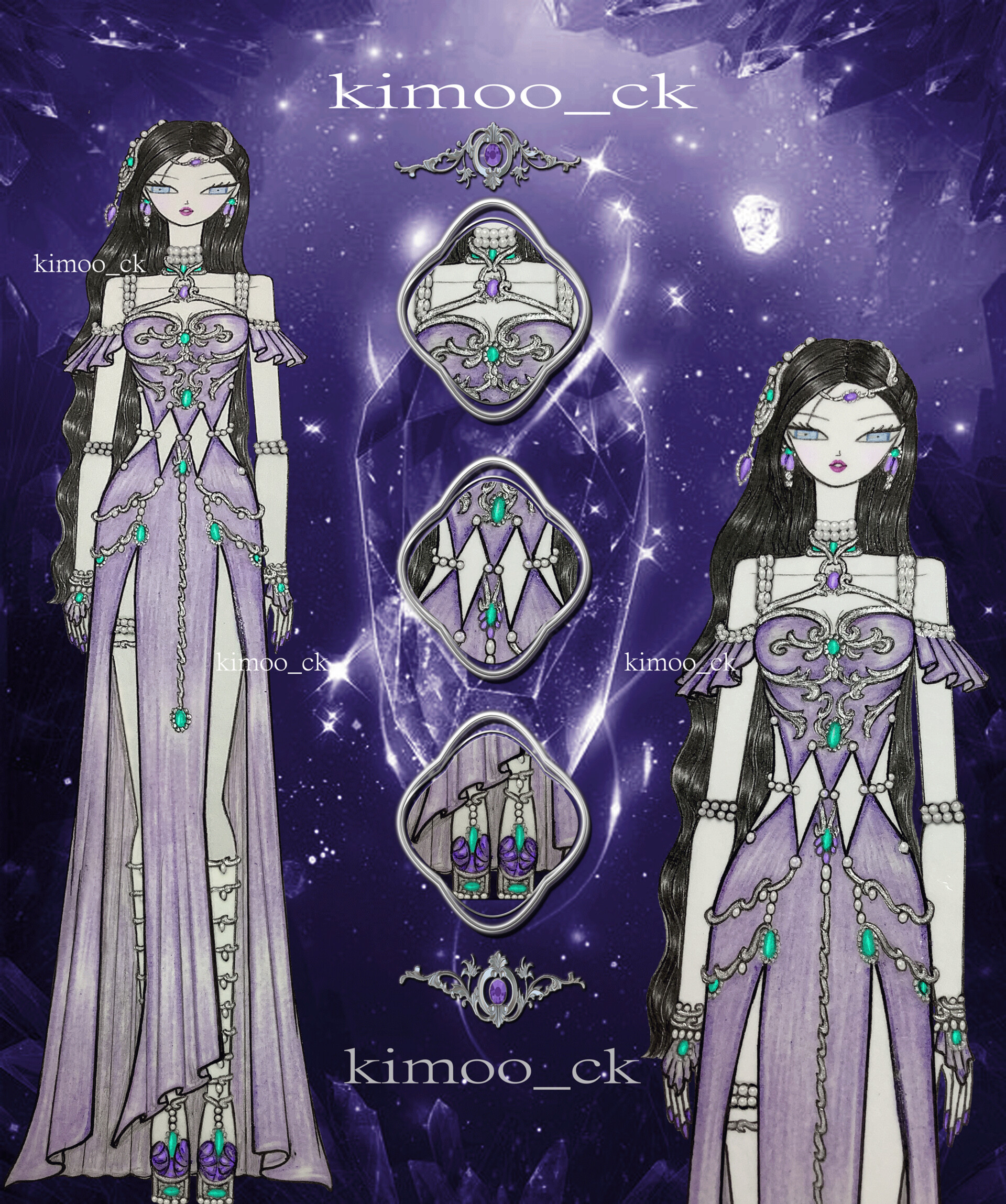 ArtStation - fantasy girl _ cute dress