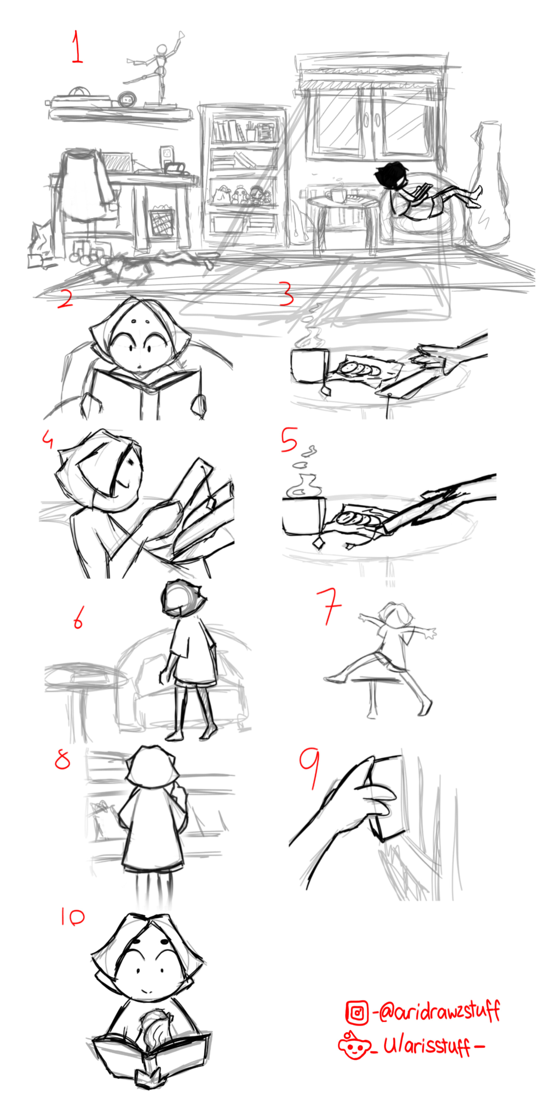 ArtStation - poorly drawn storyboard