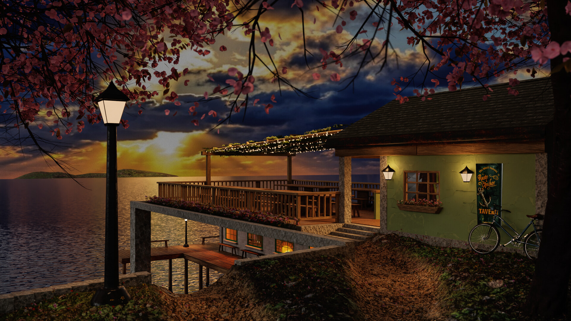 ArtStation - Ferry Crossing