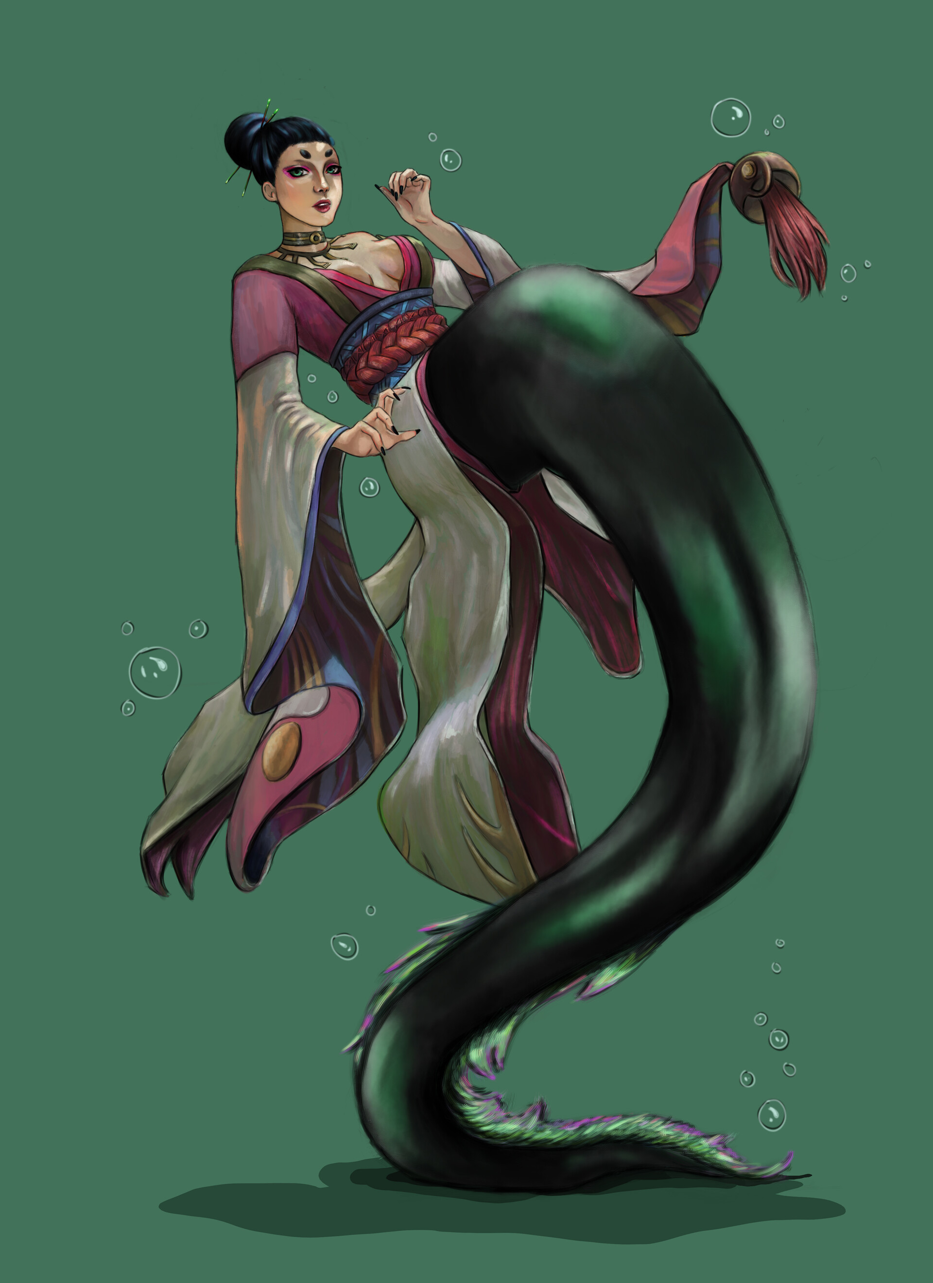 ArtStation - geisha eel
