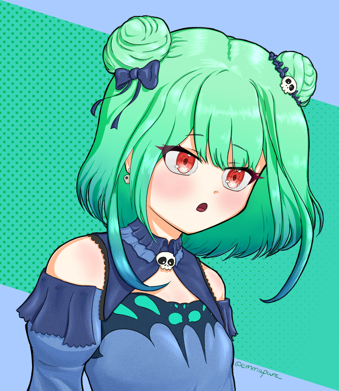 ArtStation - Rushia Fanart Commission