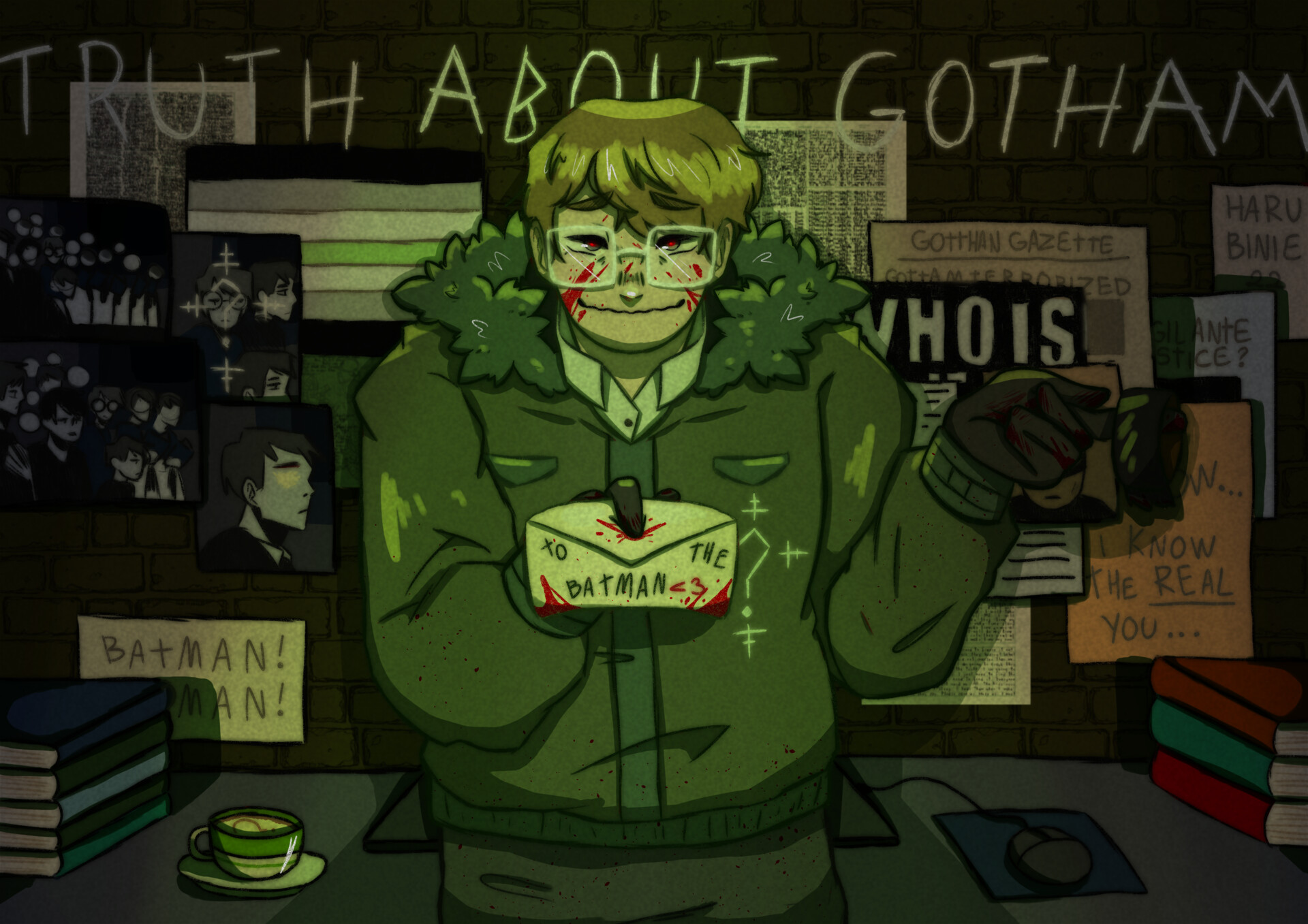 ArtStation - Riddler agender pride