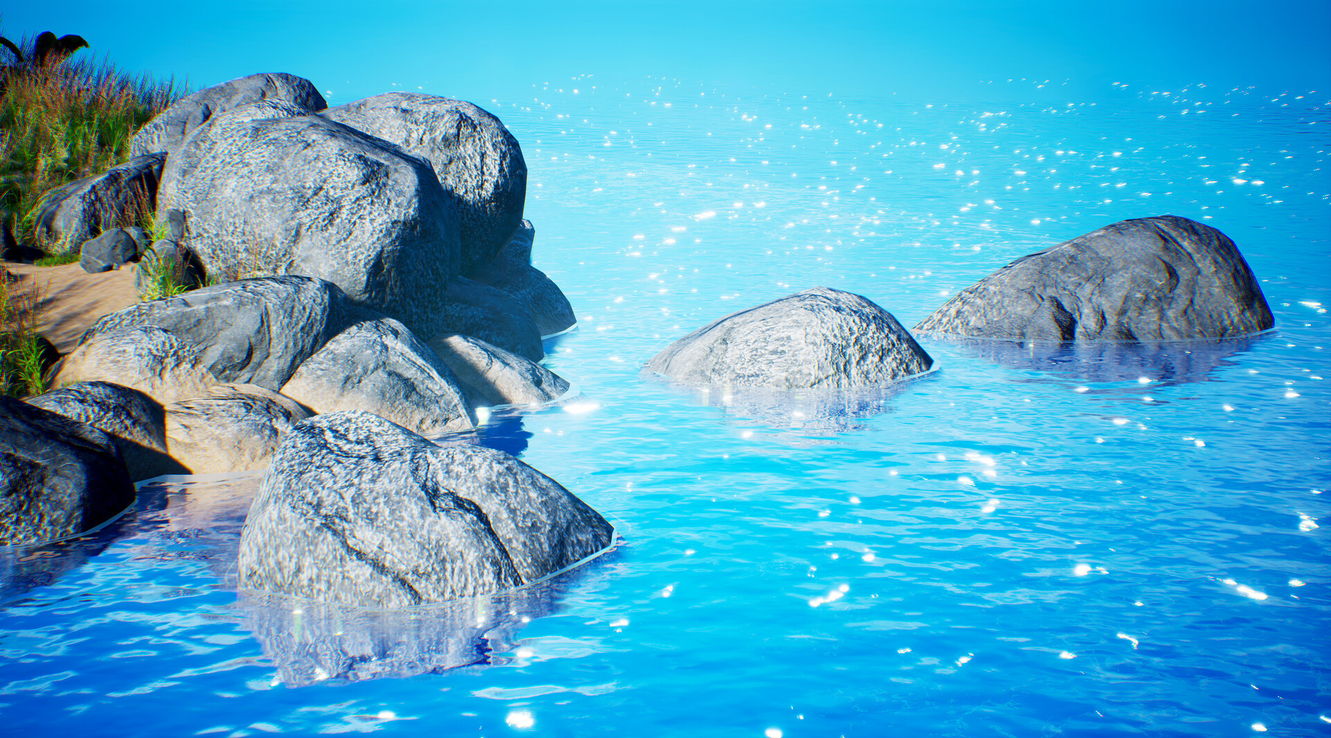 ArtStation - Stylized Coastal Rock