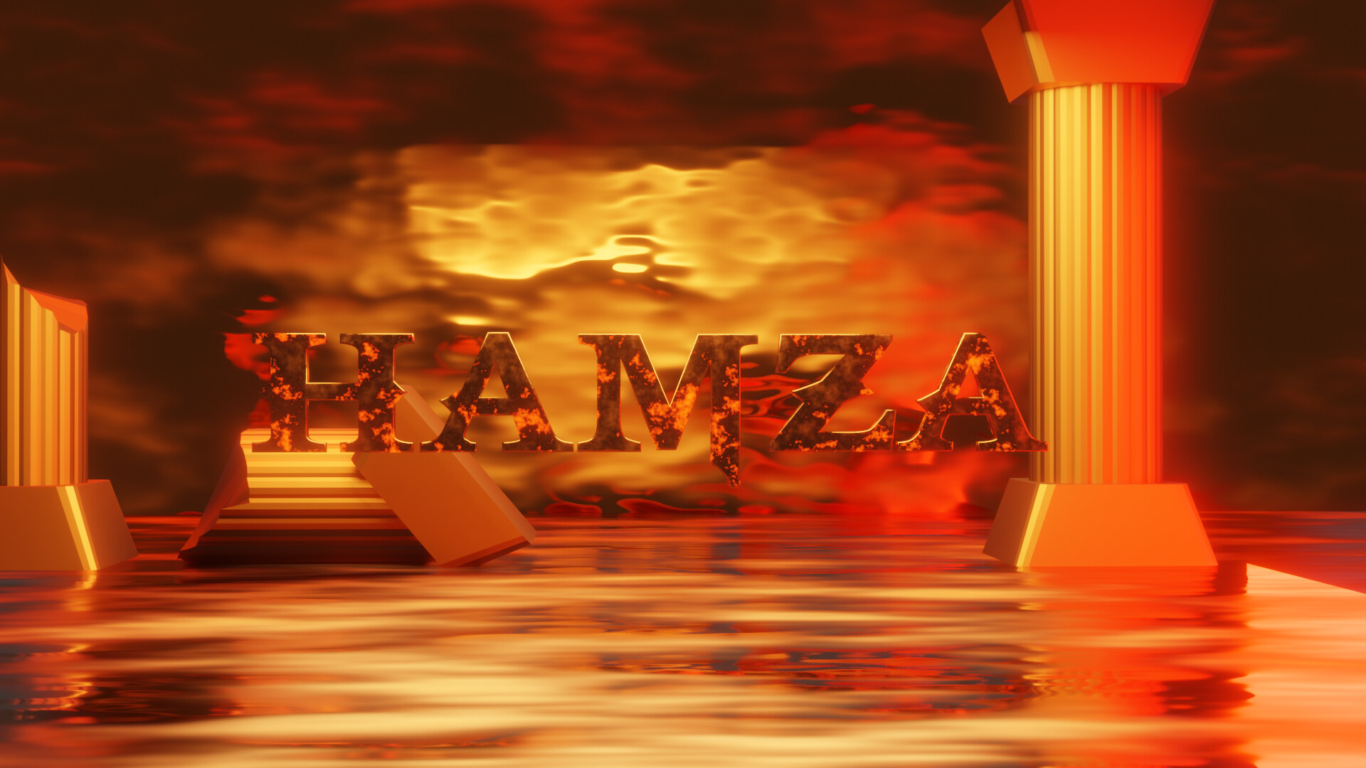 ArtStation - 3d text render