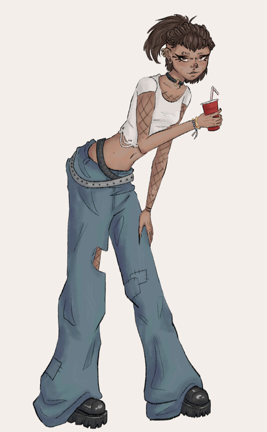 ArtStation - Alternative style character