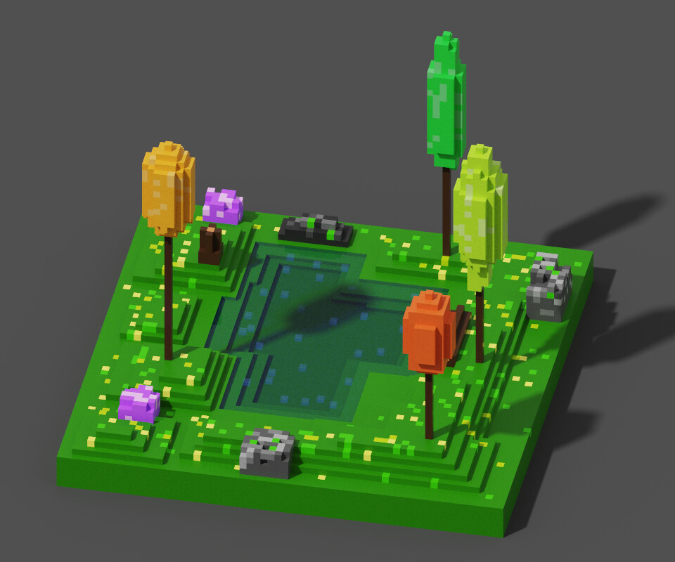 ArtStation - voxel terrain
