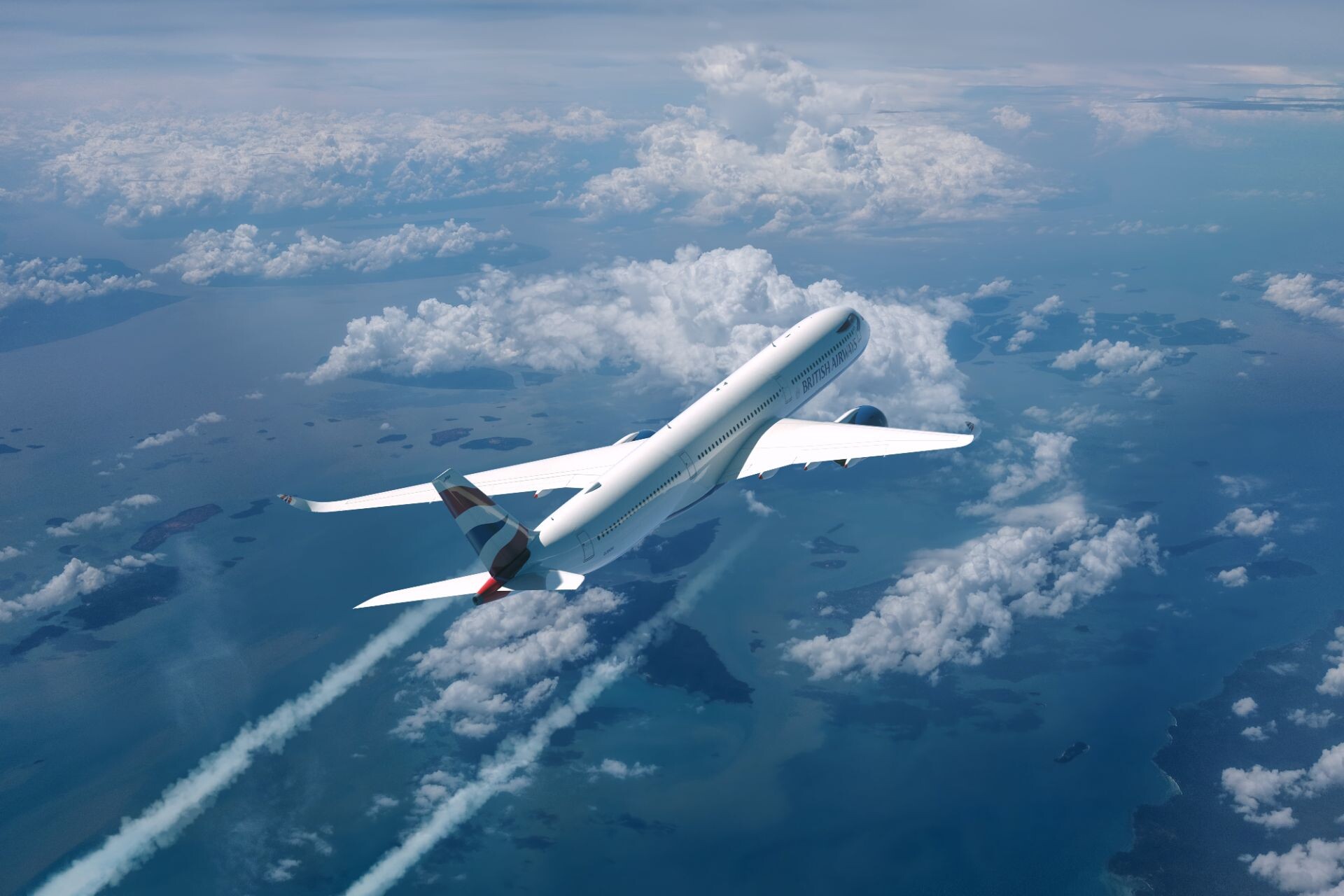 Neutral Digital - British Airways — A350-1000