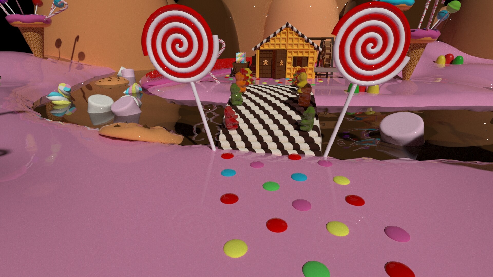 Rehan Moazzam - Candy Land 3D Model