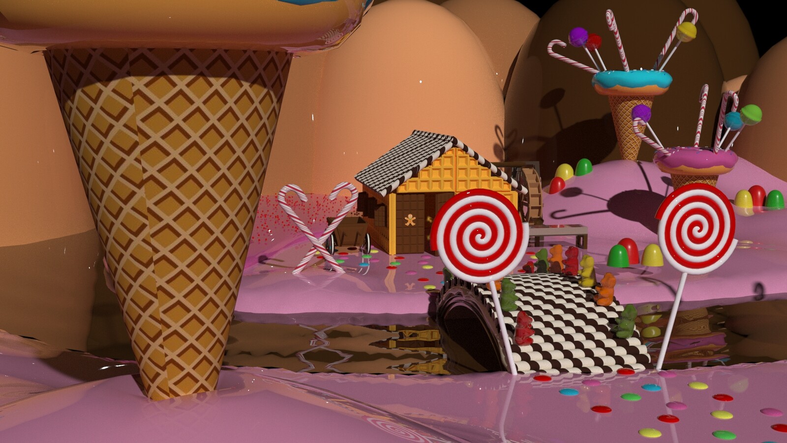 Rehan Moazzam - Candy Land 3D Model