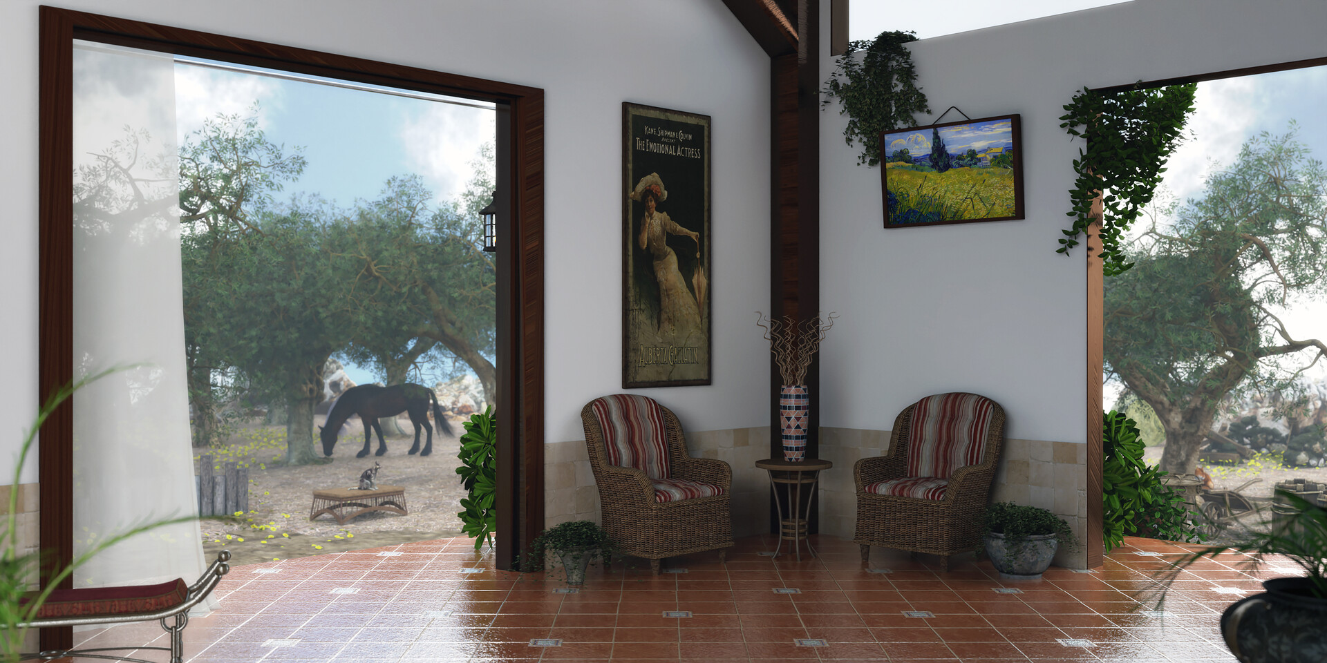 ArtStation - VERANDA ITALIANA