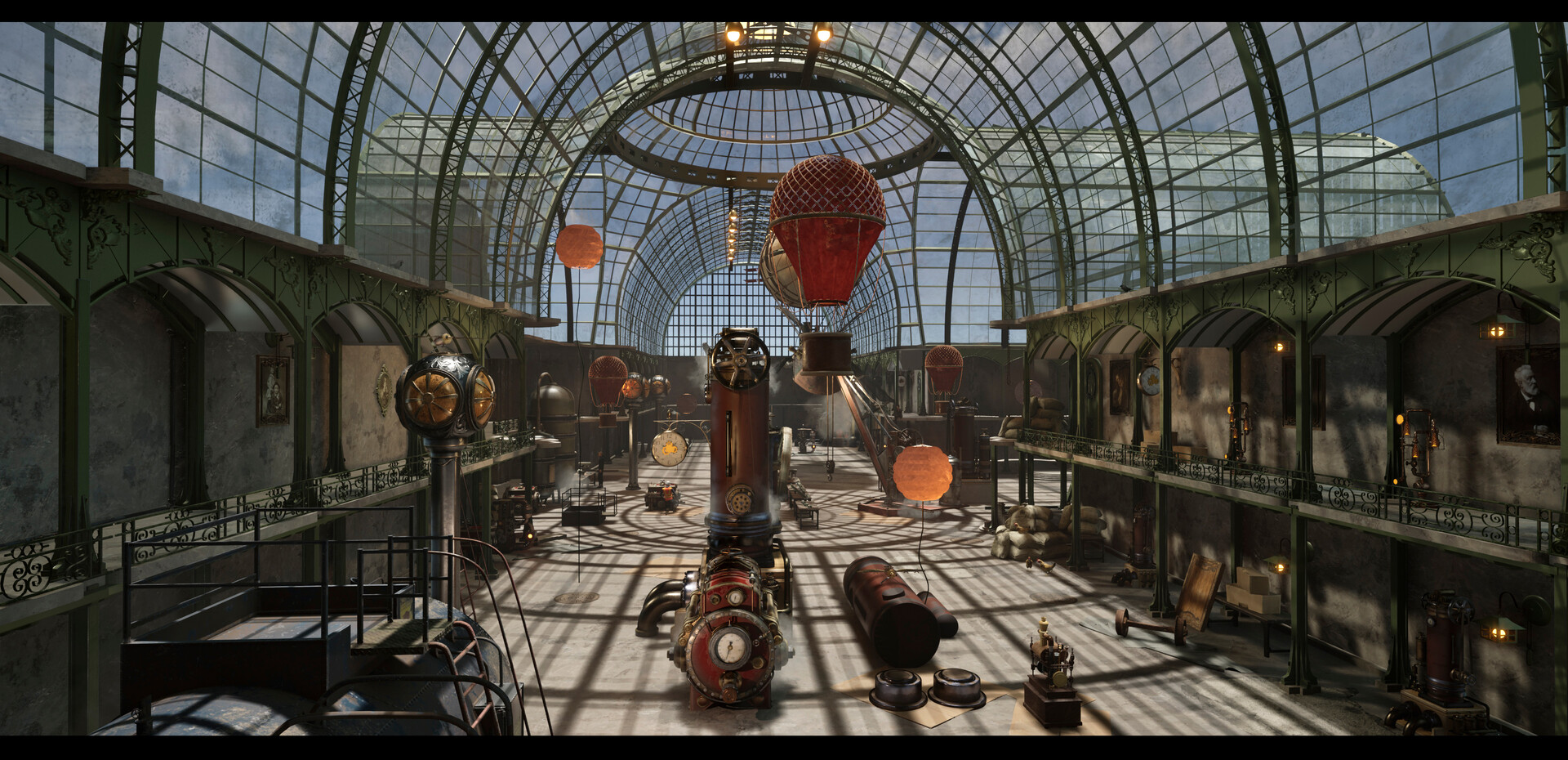 ArtStation - The Grand Palais De Paris Steampunk Version