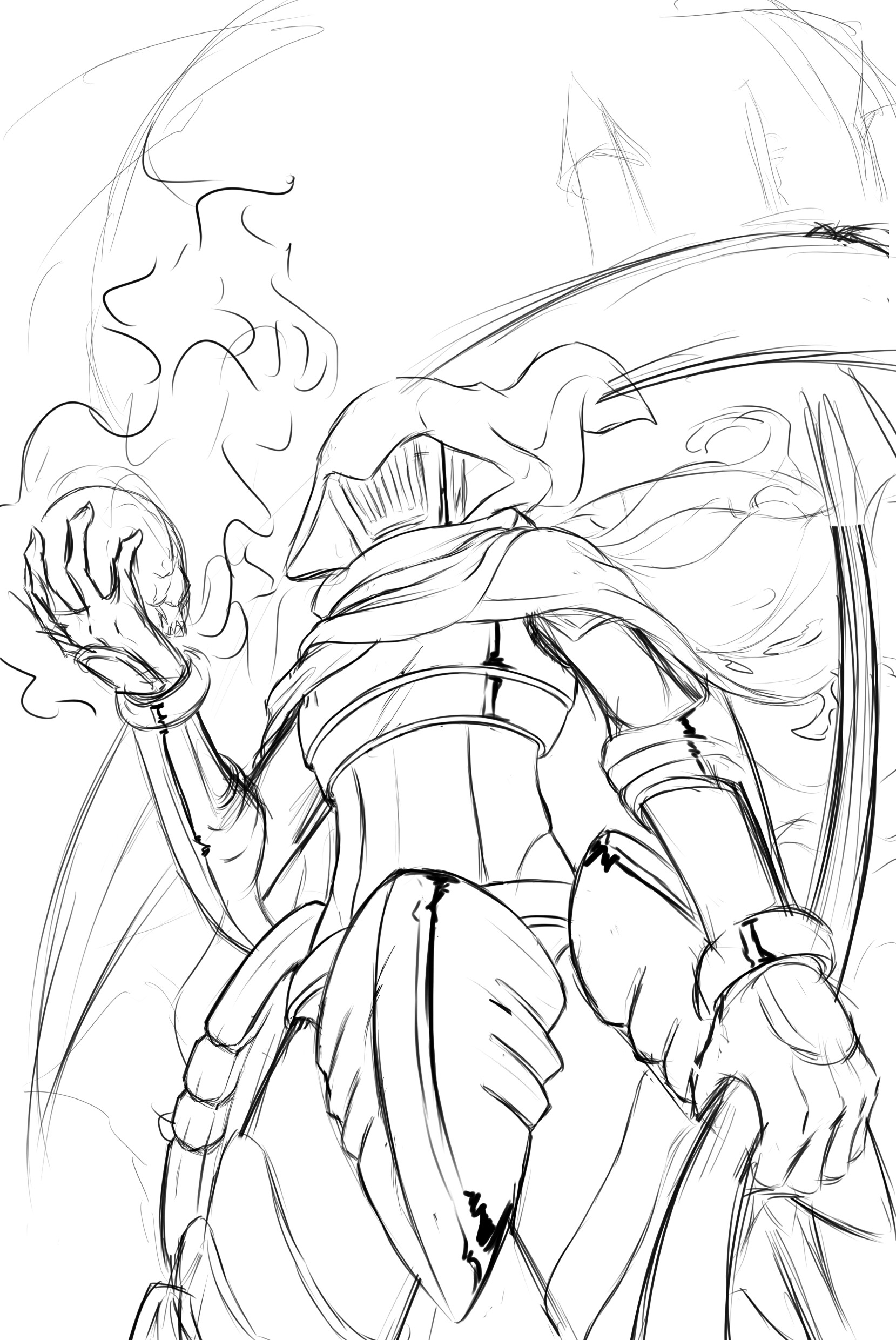how to draw specter knight