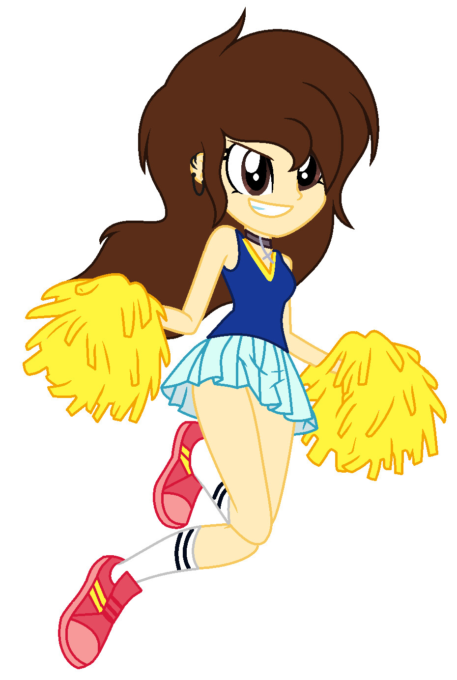 ArtStation - Choco Milk as a cheerleader