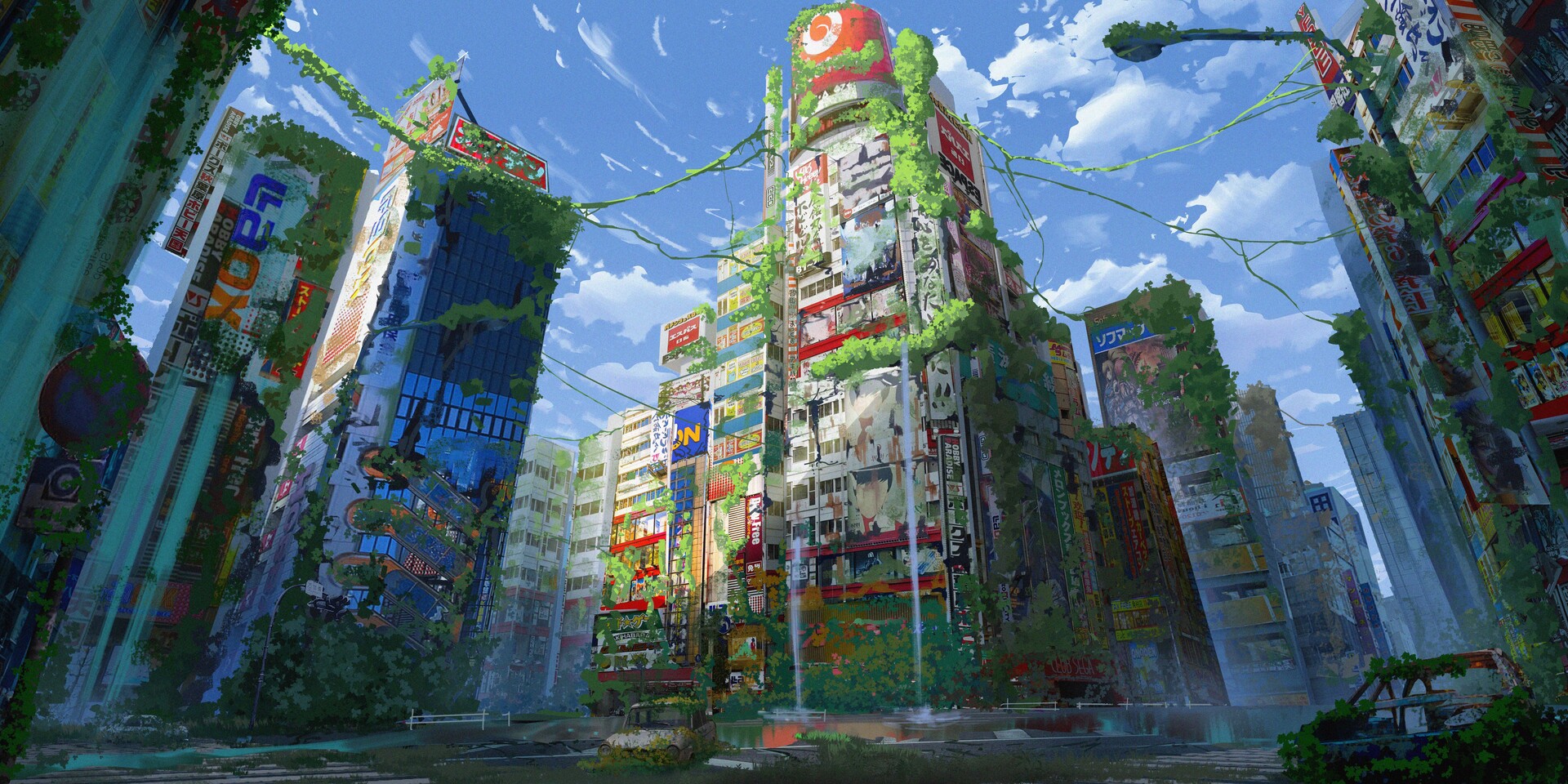 ArtStation - 废弃都市 abandoned city