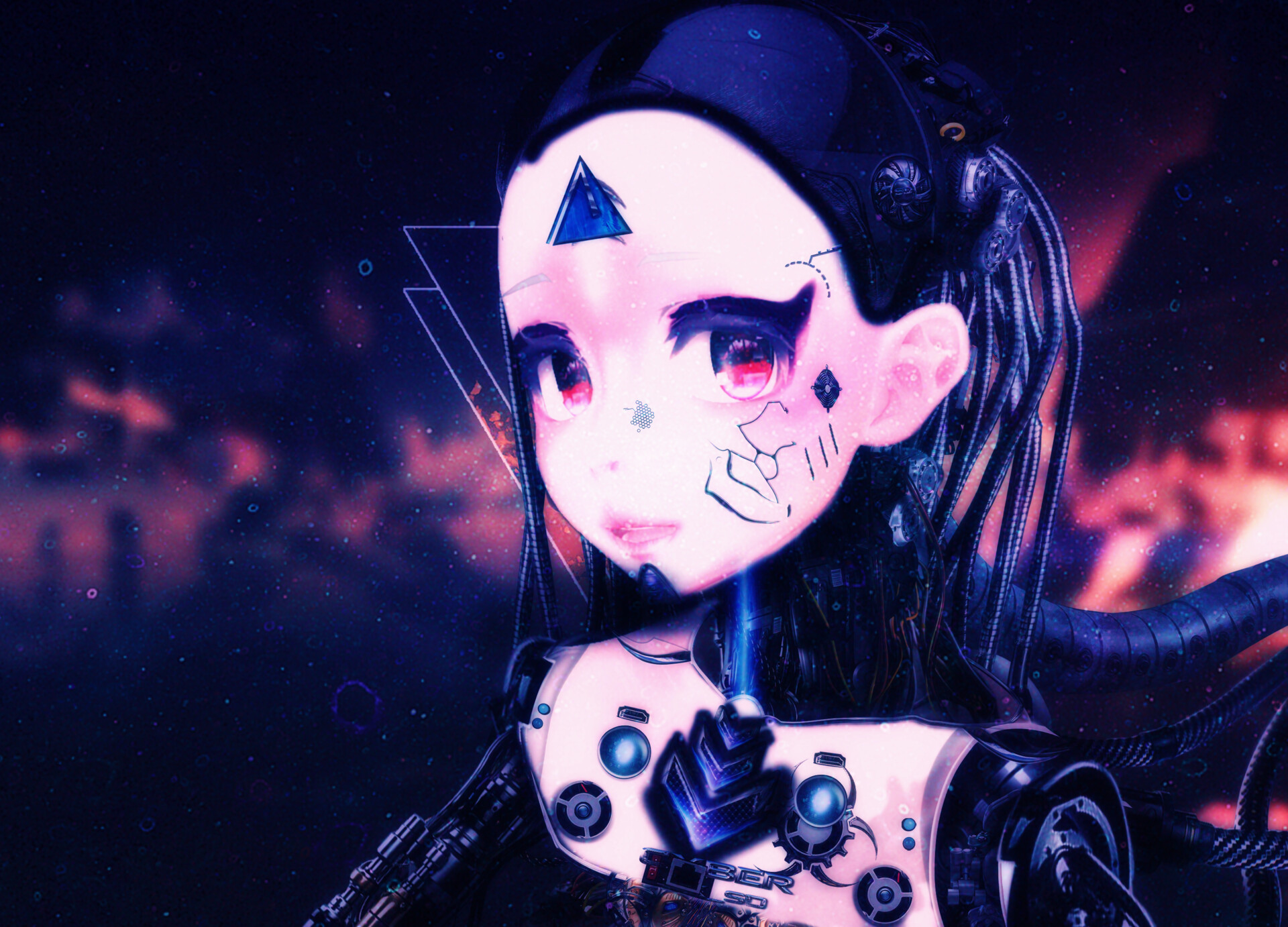 ArtStation - Cyber Girl