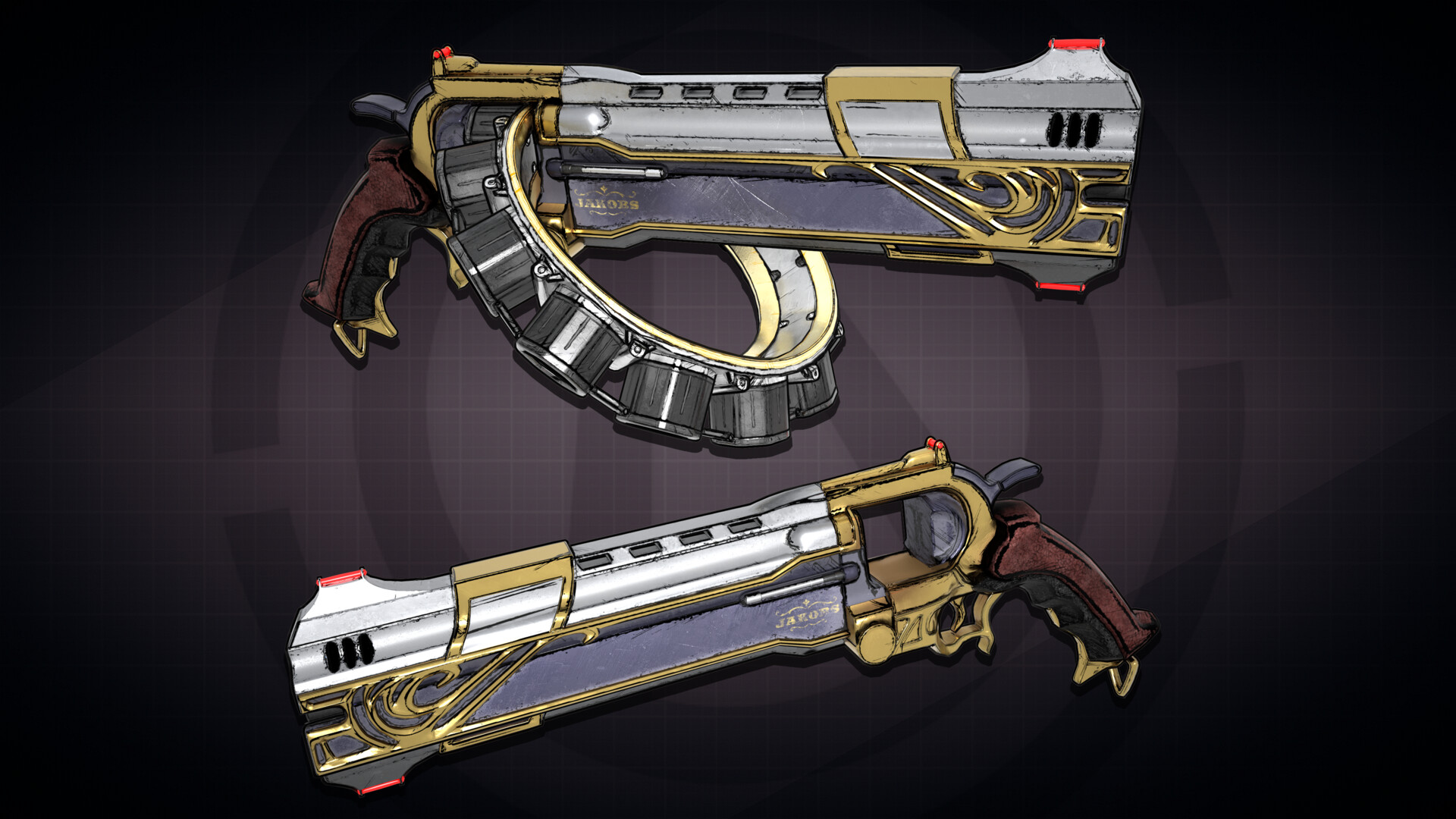 Andrea Filotrani - Borderlands inspired Stylized Gun
