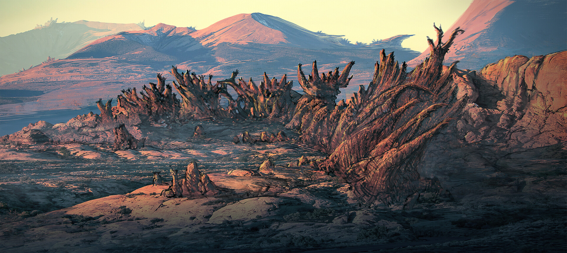 ArtStation - Red Rock Landscape