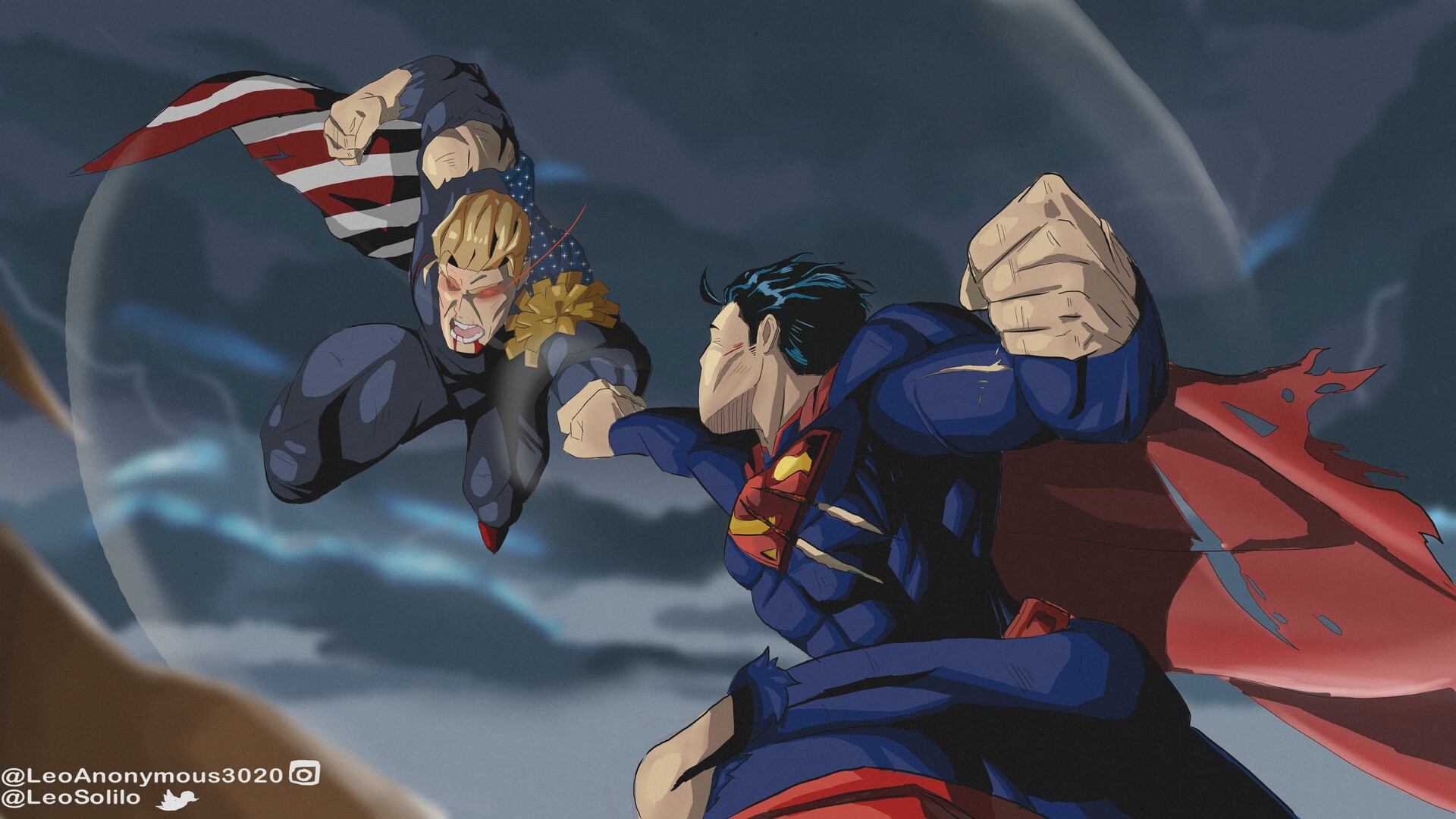 ArtStation - Homelander v Superman