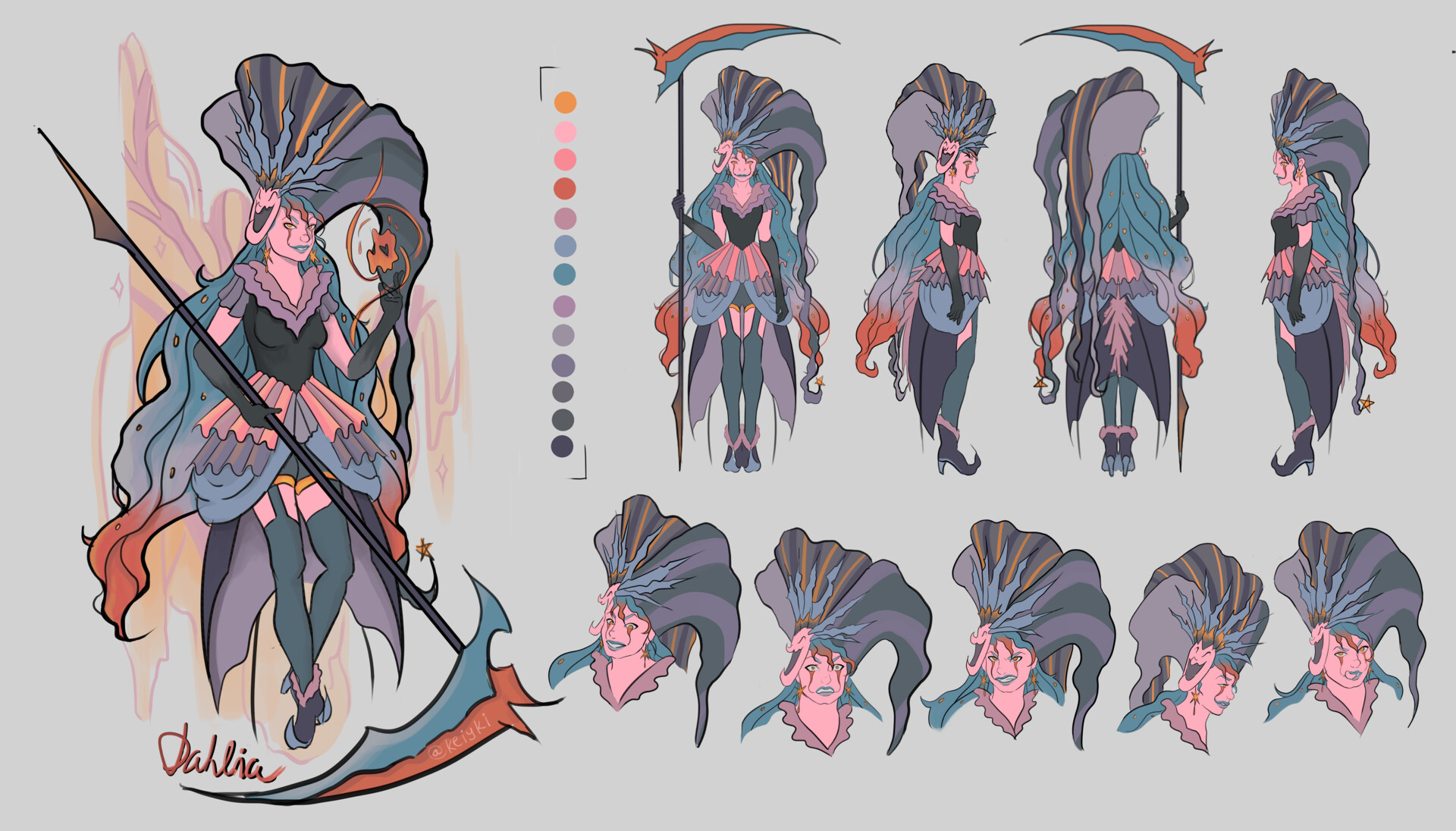 ArtStation - Dahlia - Character Design