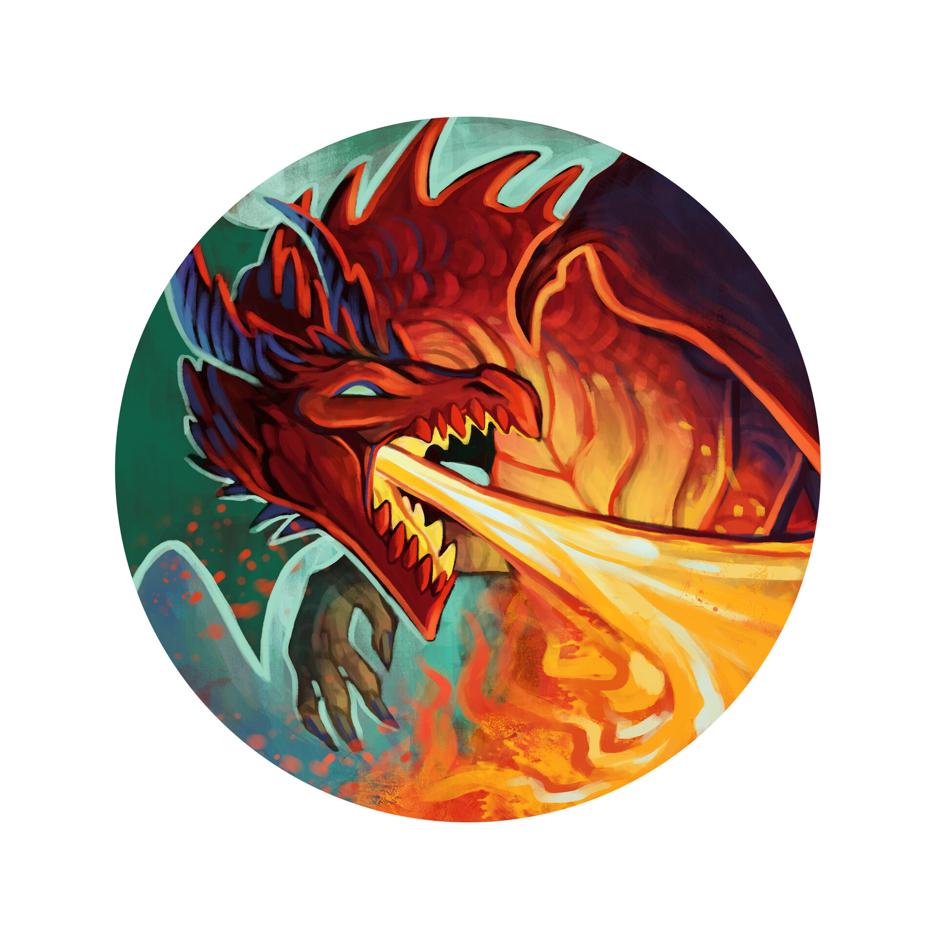 ArtStation - Dragon - game Dragon castle