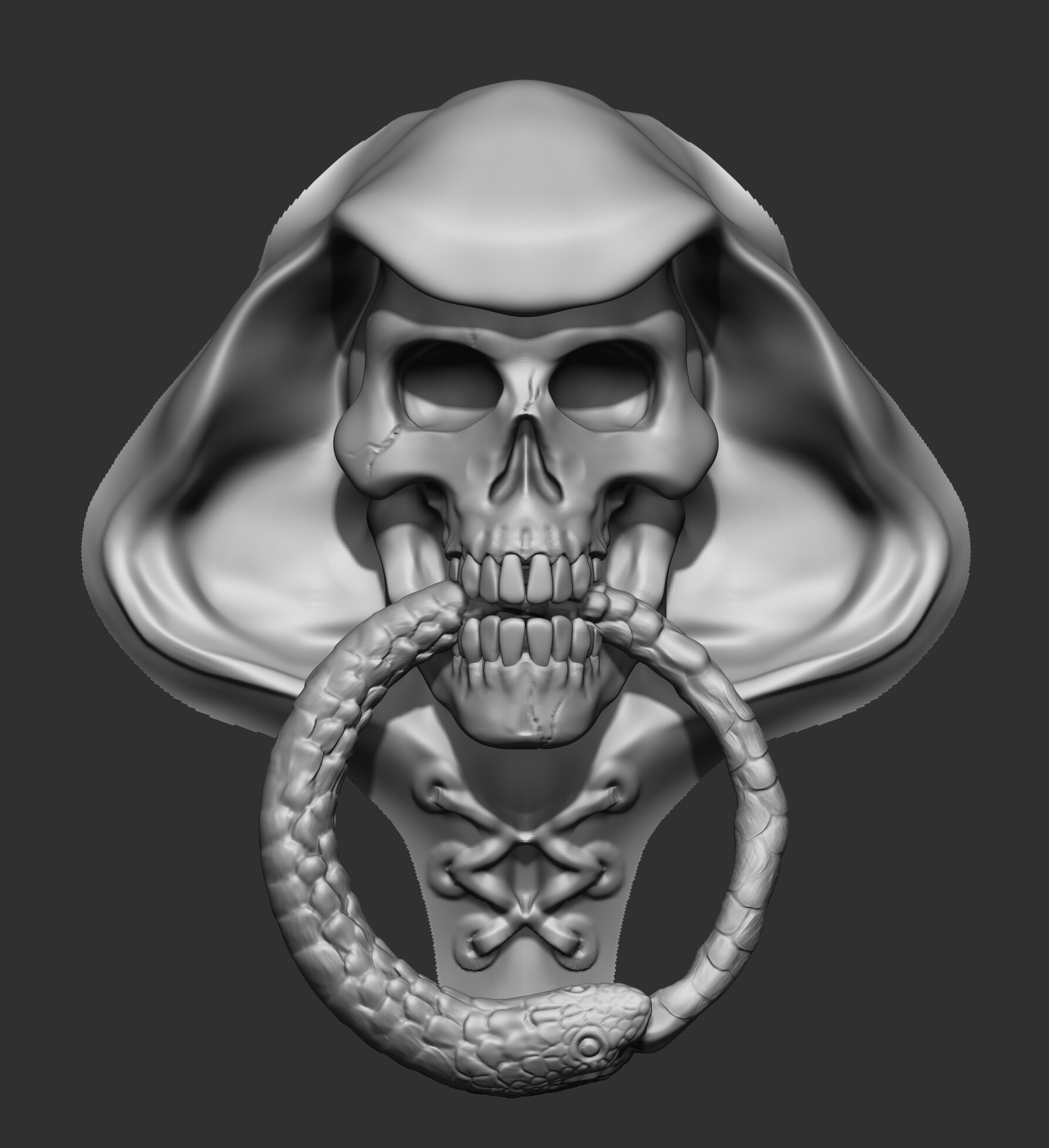 ArtStation - Halloween Themed Door Knocker