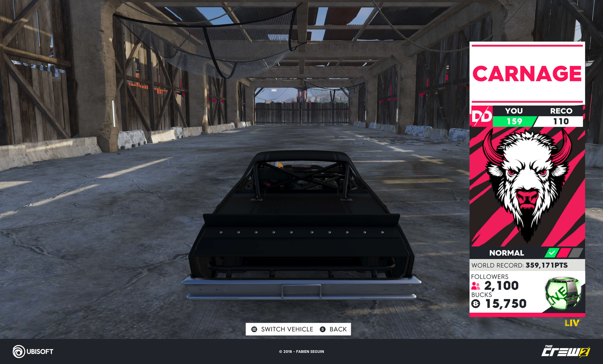 Fabien Seguin - The Crew 2 // Demolition Derby - HUD
