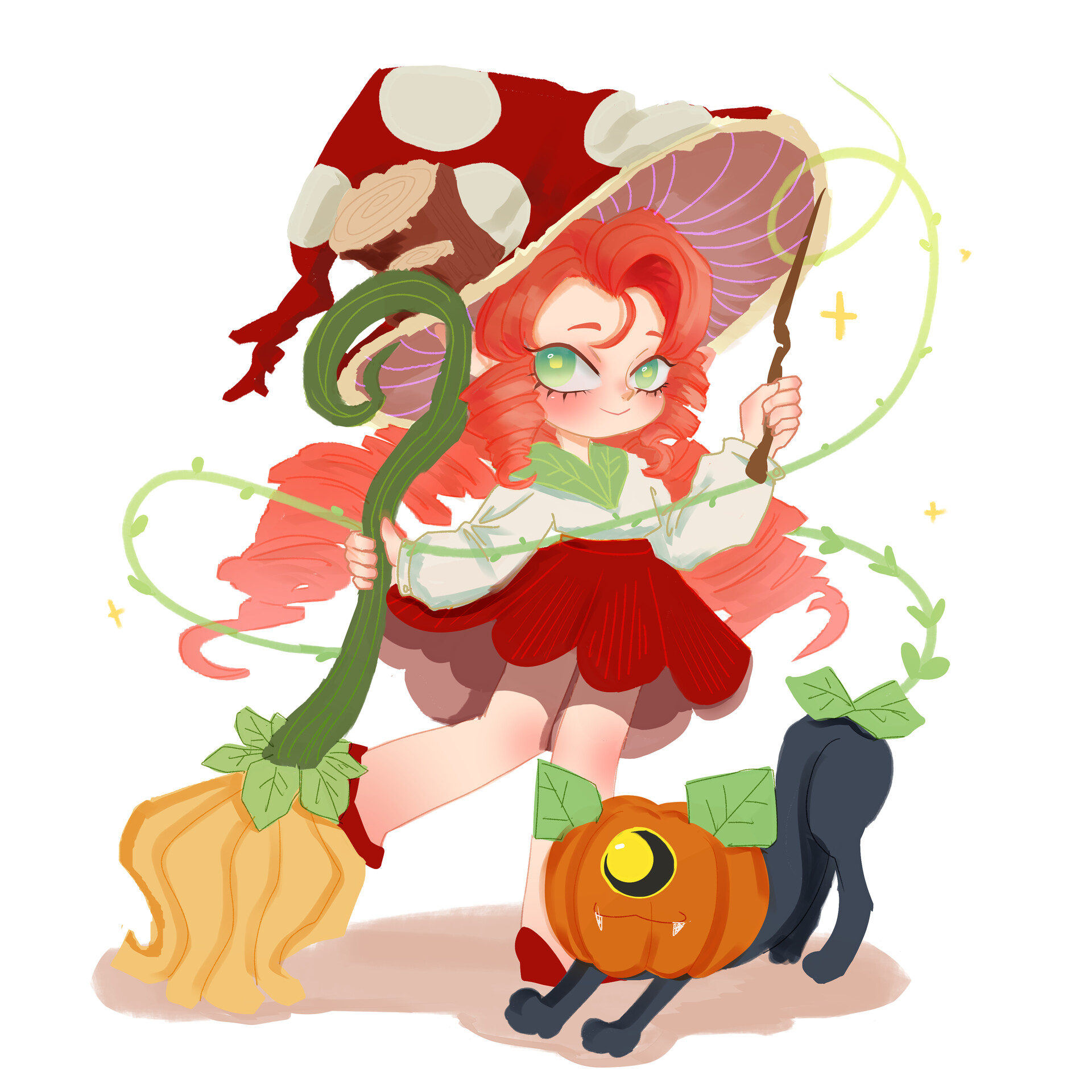 ArtStation - Little Plant Witch