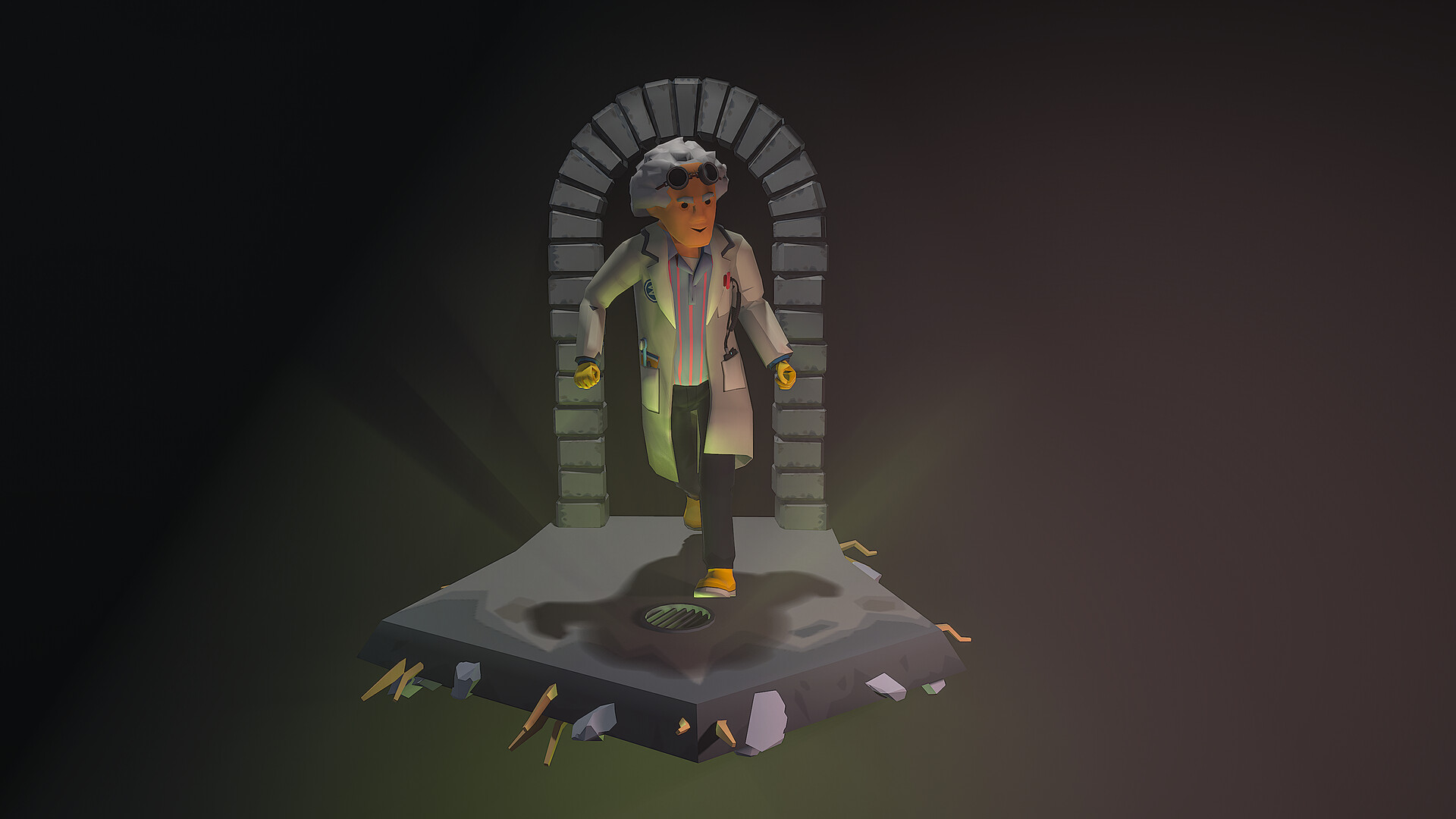 ArtStation - INVENTOR LOWPOLY
