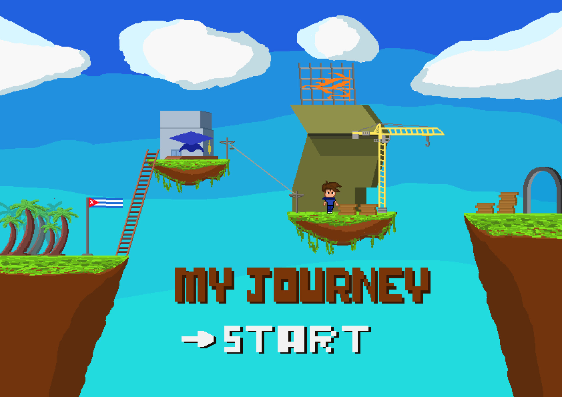 ArtStation - My Journey - Pixel Art Illustration