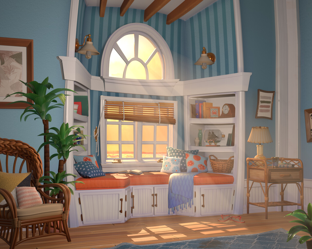 ArtStation - The Beach House Window - Surfaced