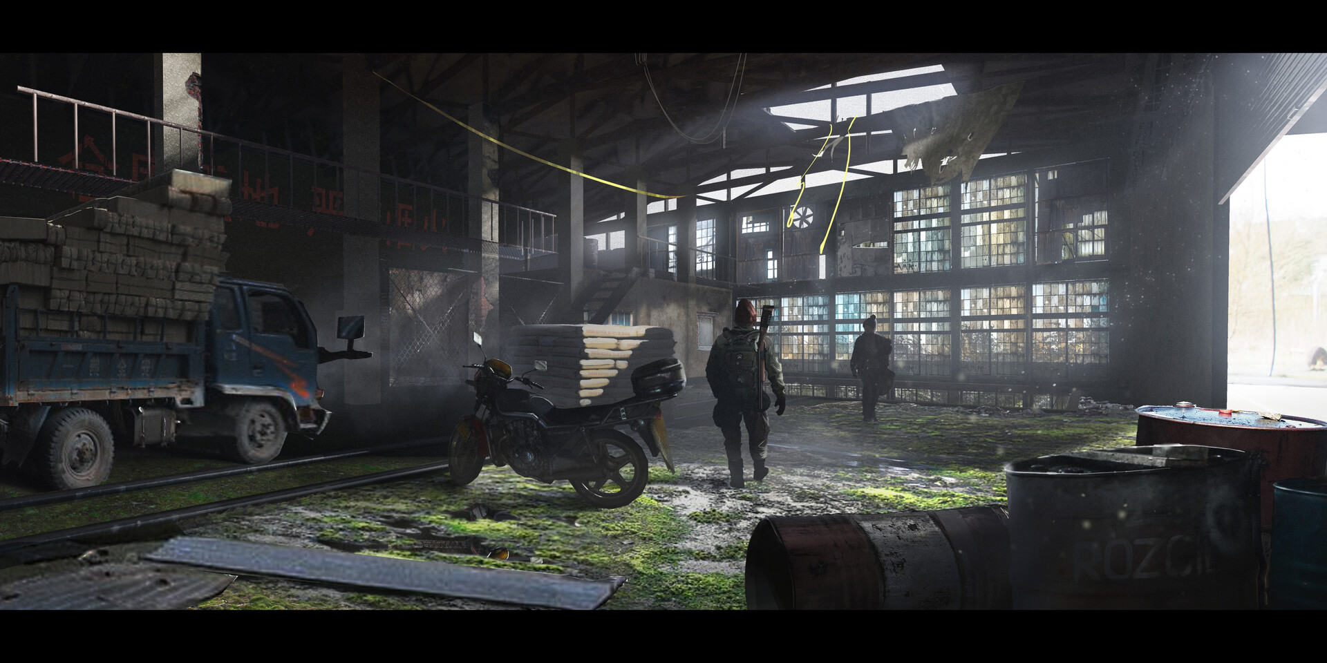 ArtStation - ABANDONED WAREHOUSE