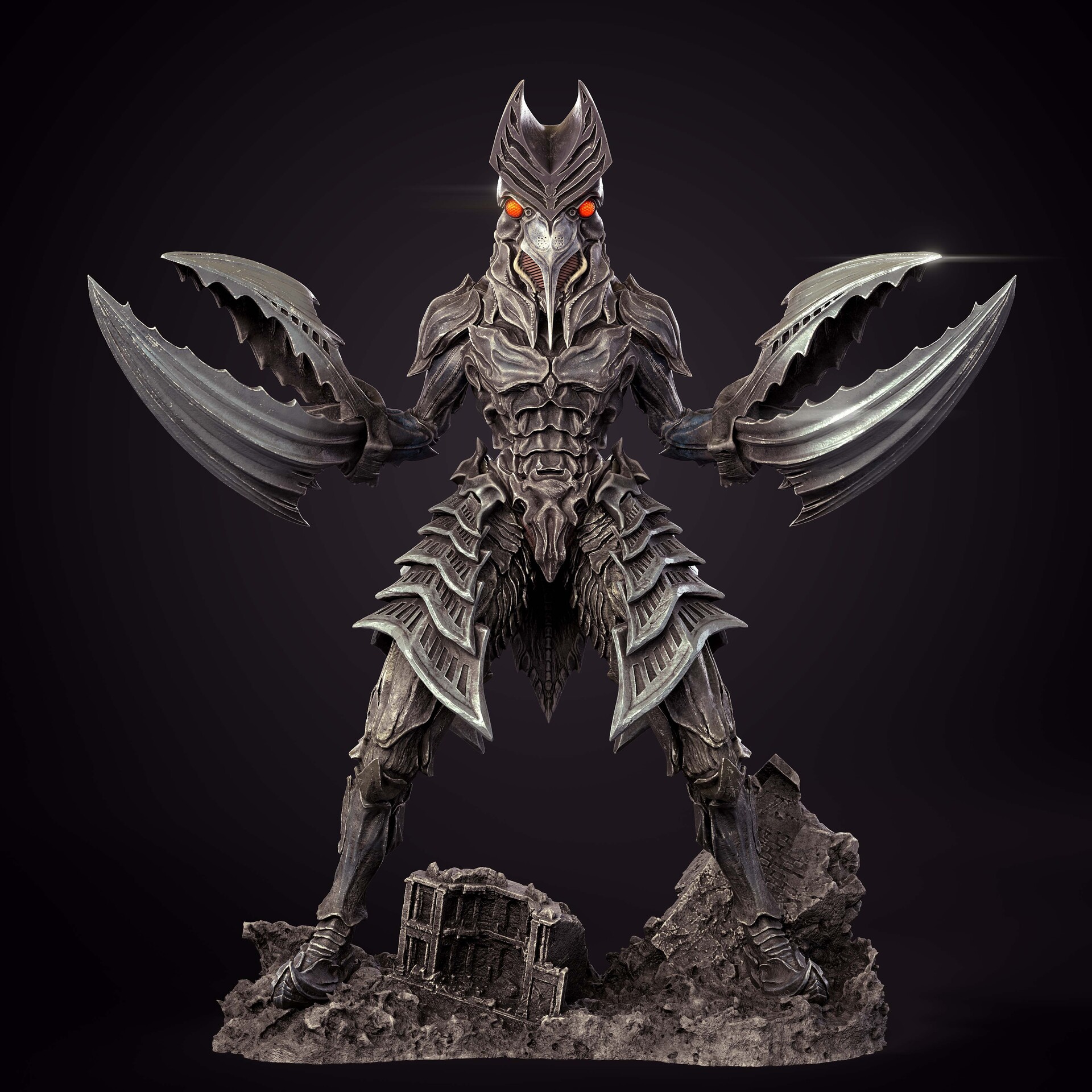 ArtStation - Ultraman Baltan 奥特曼 巴尔坦星人