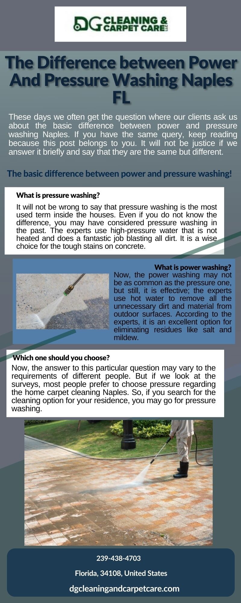 ArtStation - The Difference Between Power And Pressure Washing Naples FL