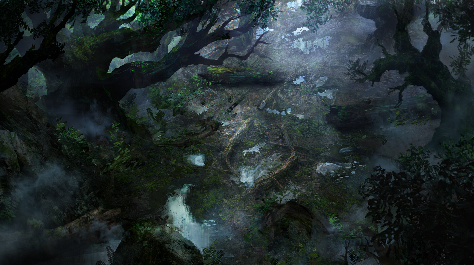 ArtStation - RPG map ET forest