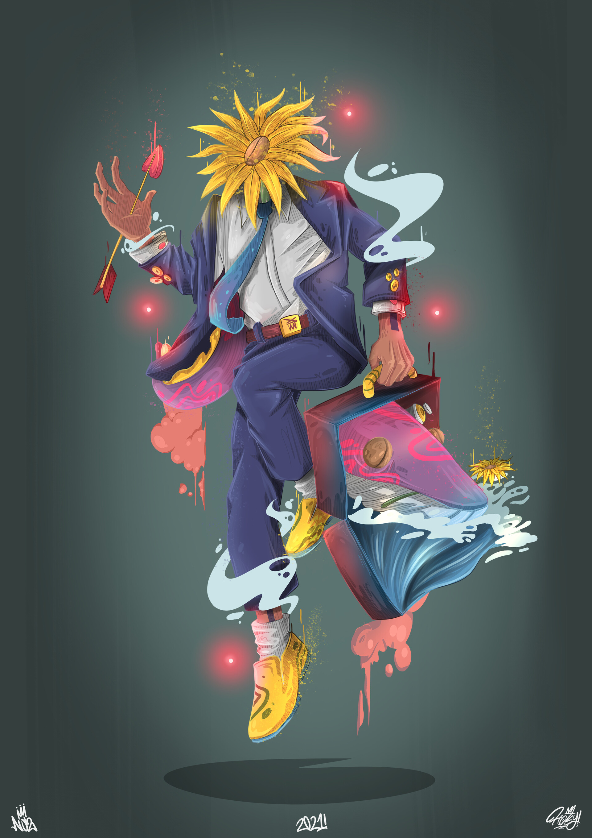 ArtStation - sunflower man