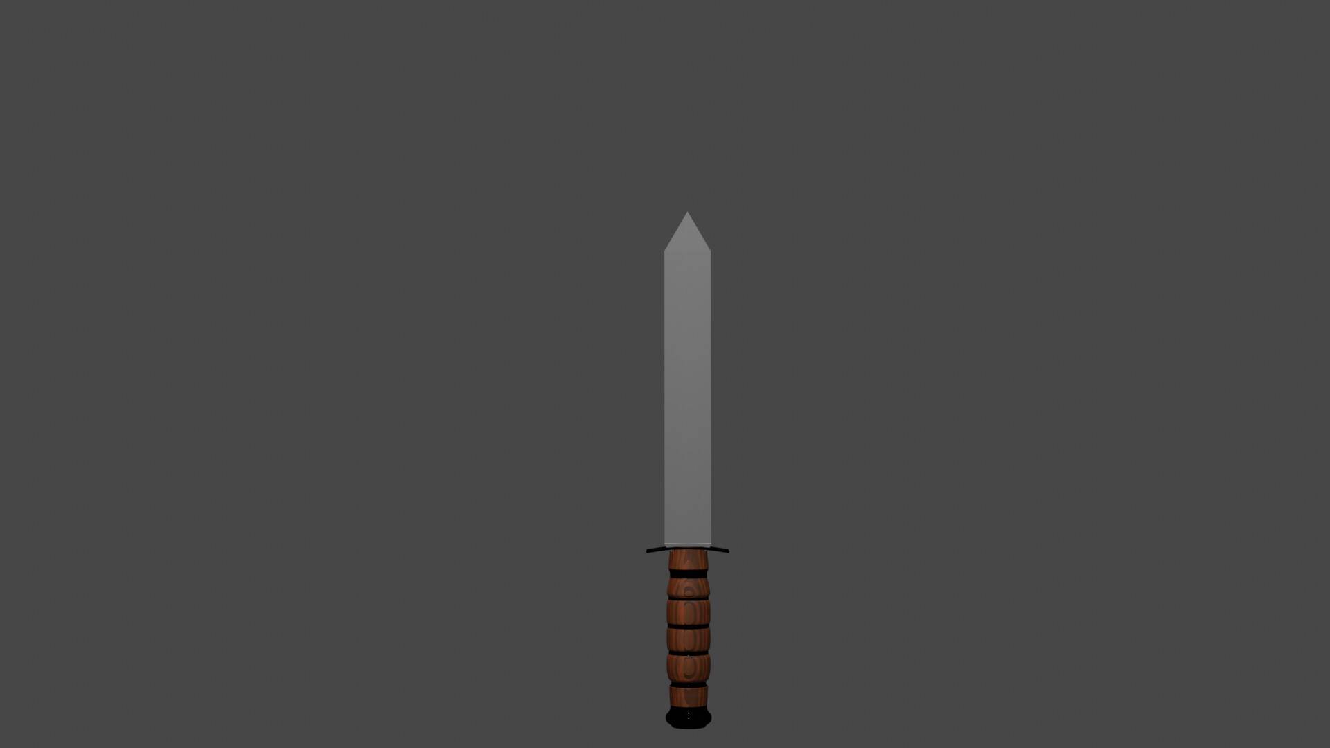 ArtStation - low poly combate knife