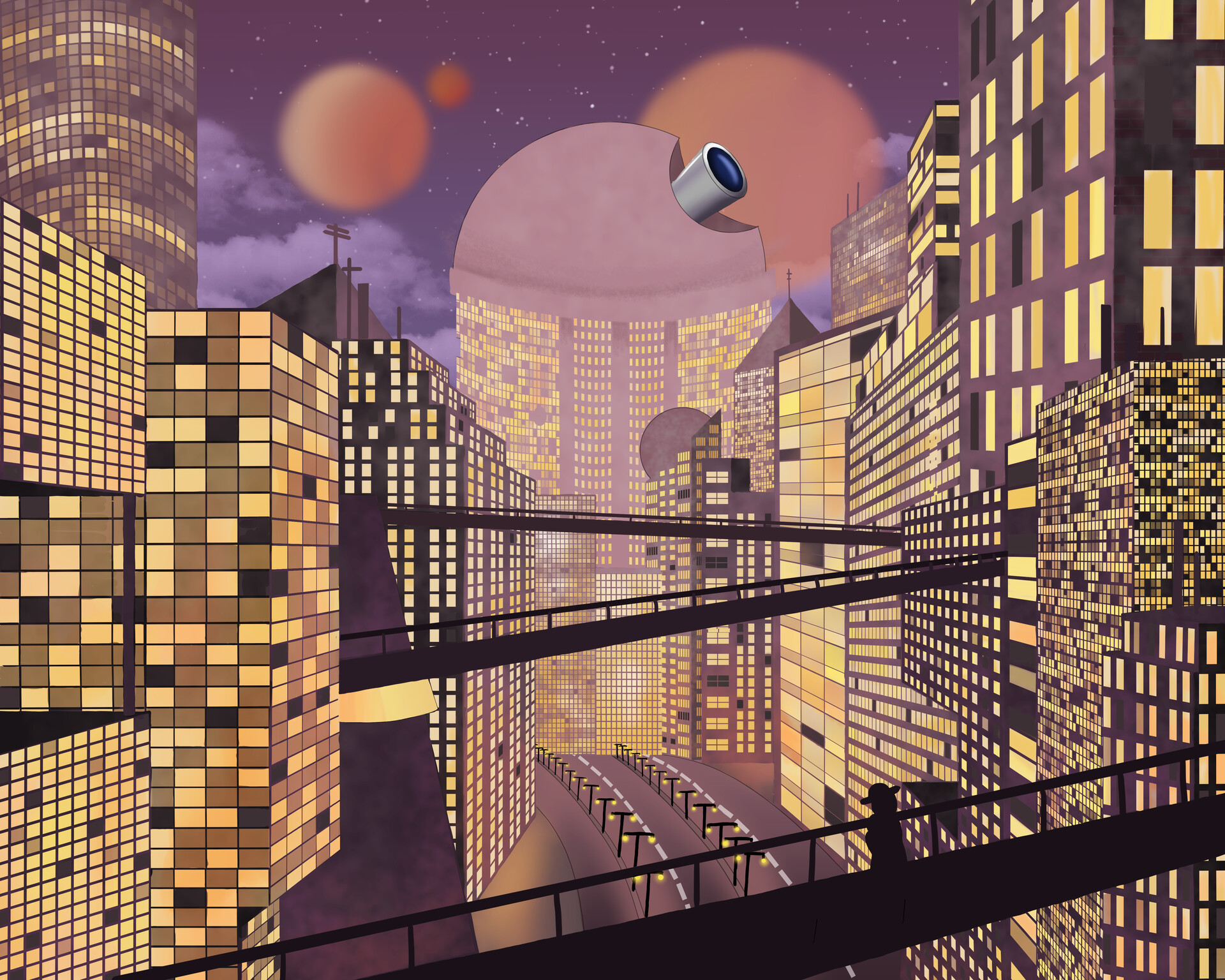 ArtStation - Pink city