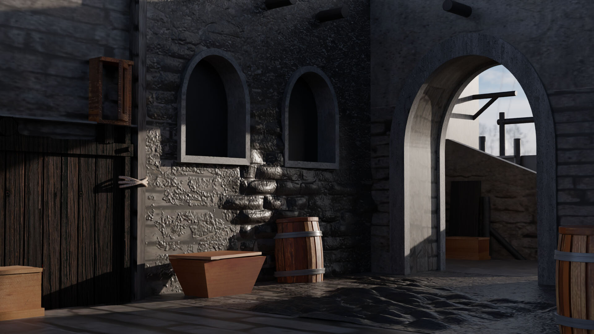 ArtStation - GAME DESIGN environment concept