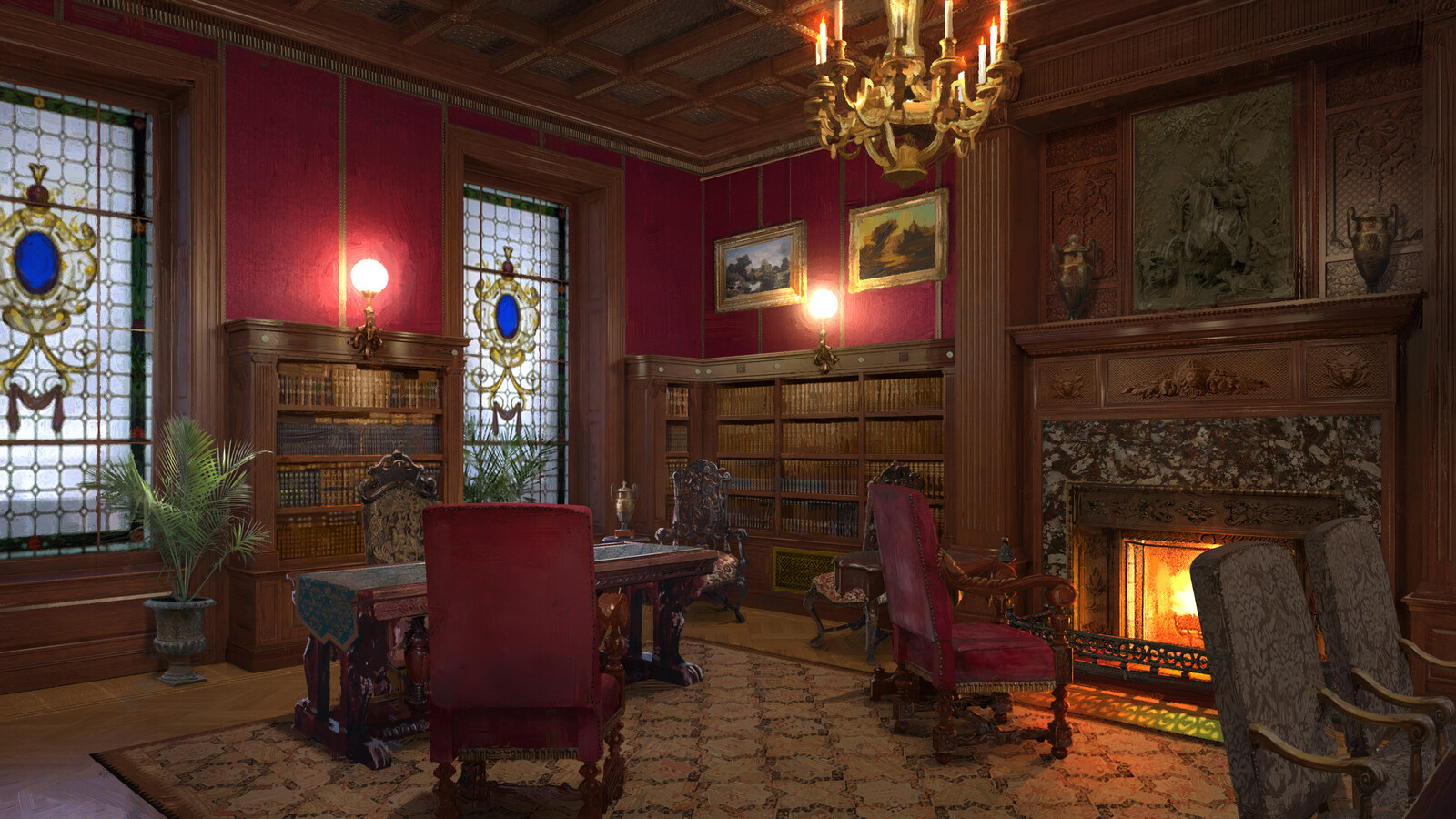 Matthew J. Sama - The Gilded Age - The Russell House Interiors