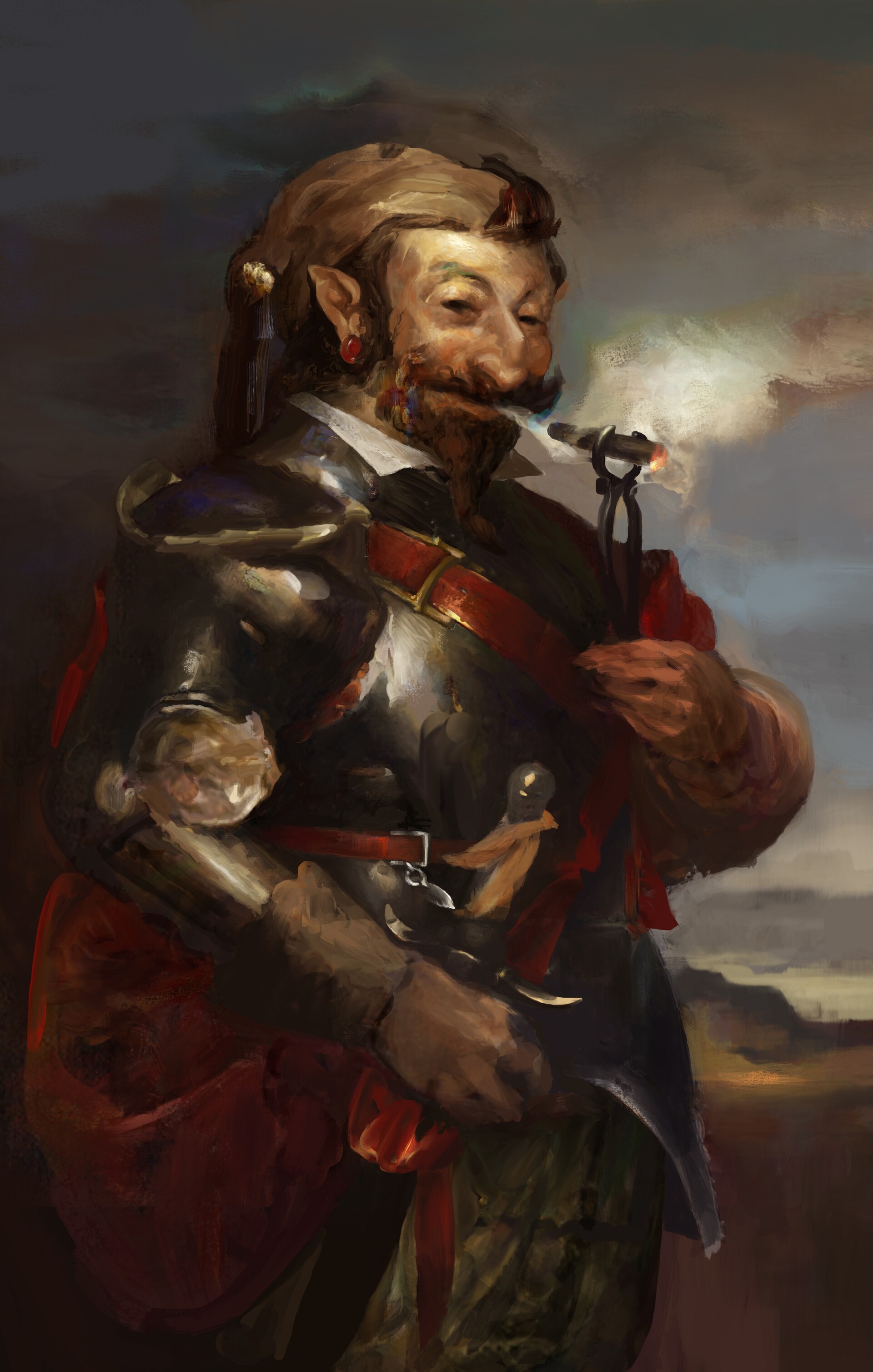 ArtStation - Medic, Druid and the Dwarf (rpg healer party)