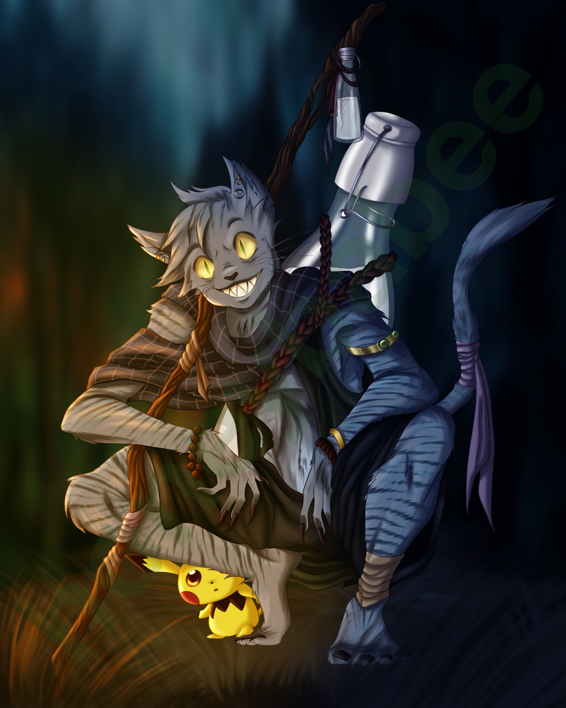 ArtStation - Tabaxi Wizard 06/2022